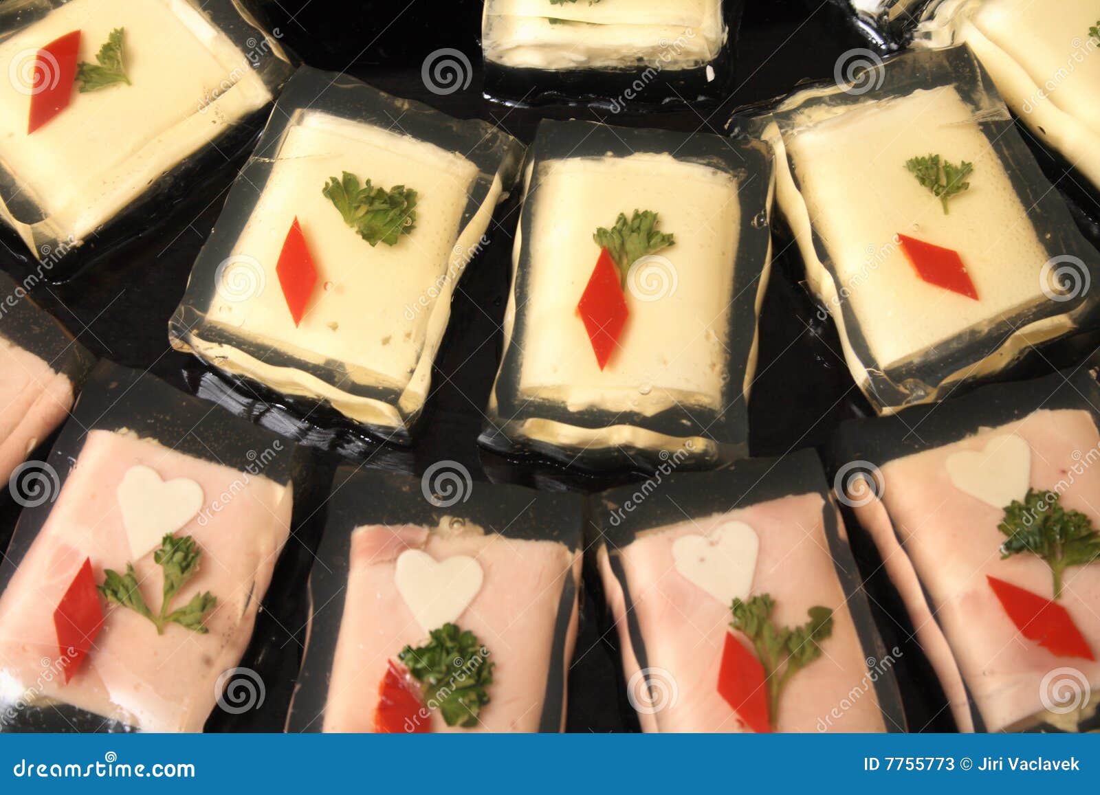 Aspic food stock image. Image of studio, meal, snack, vegetables - 7755773