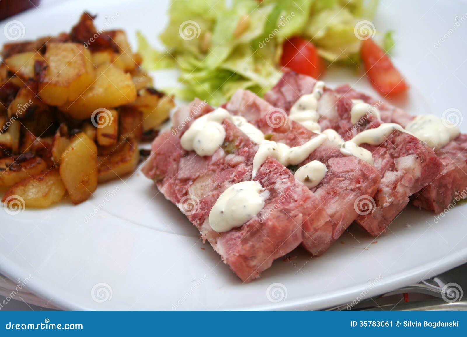 Aspic stock image. Image of brawn, cooking, eating, potatoes - 35783061