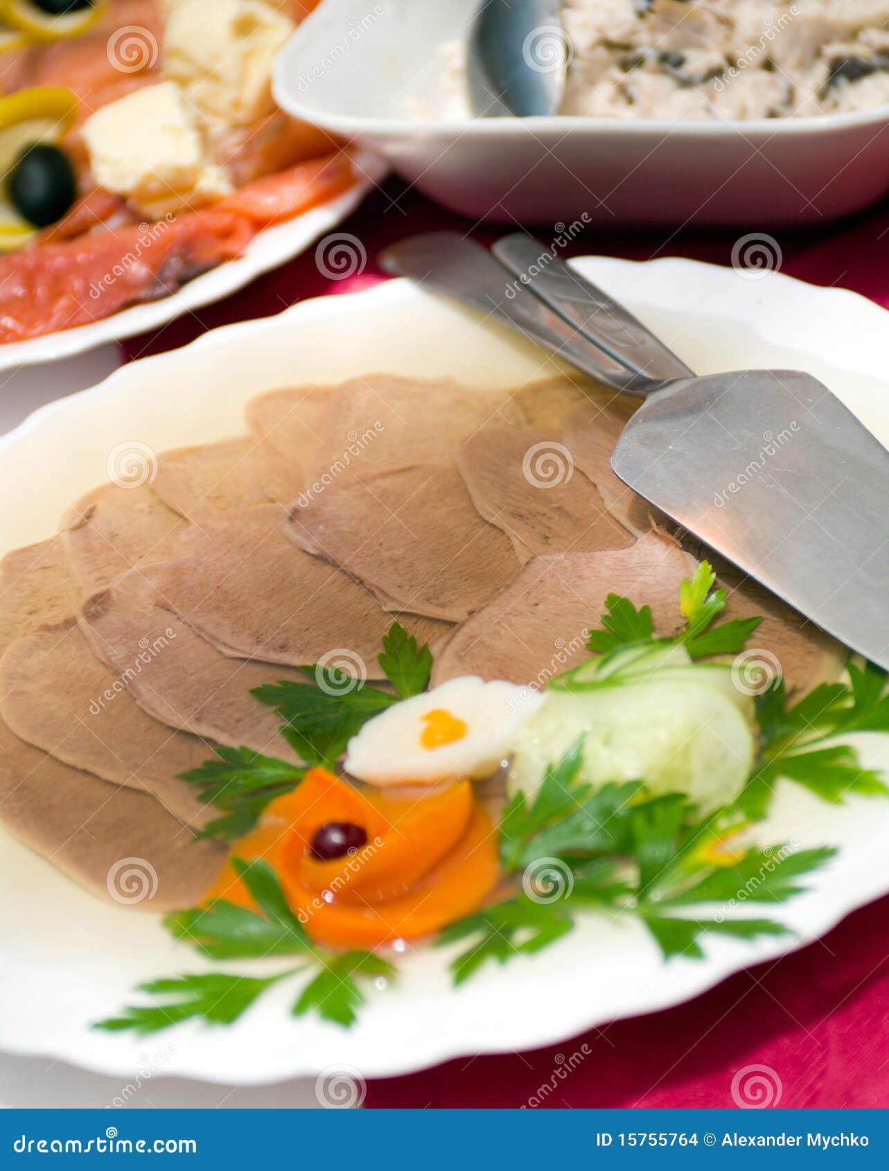 Aspic from meat stock photo. Image of meat, beef, calories - 15755764