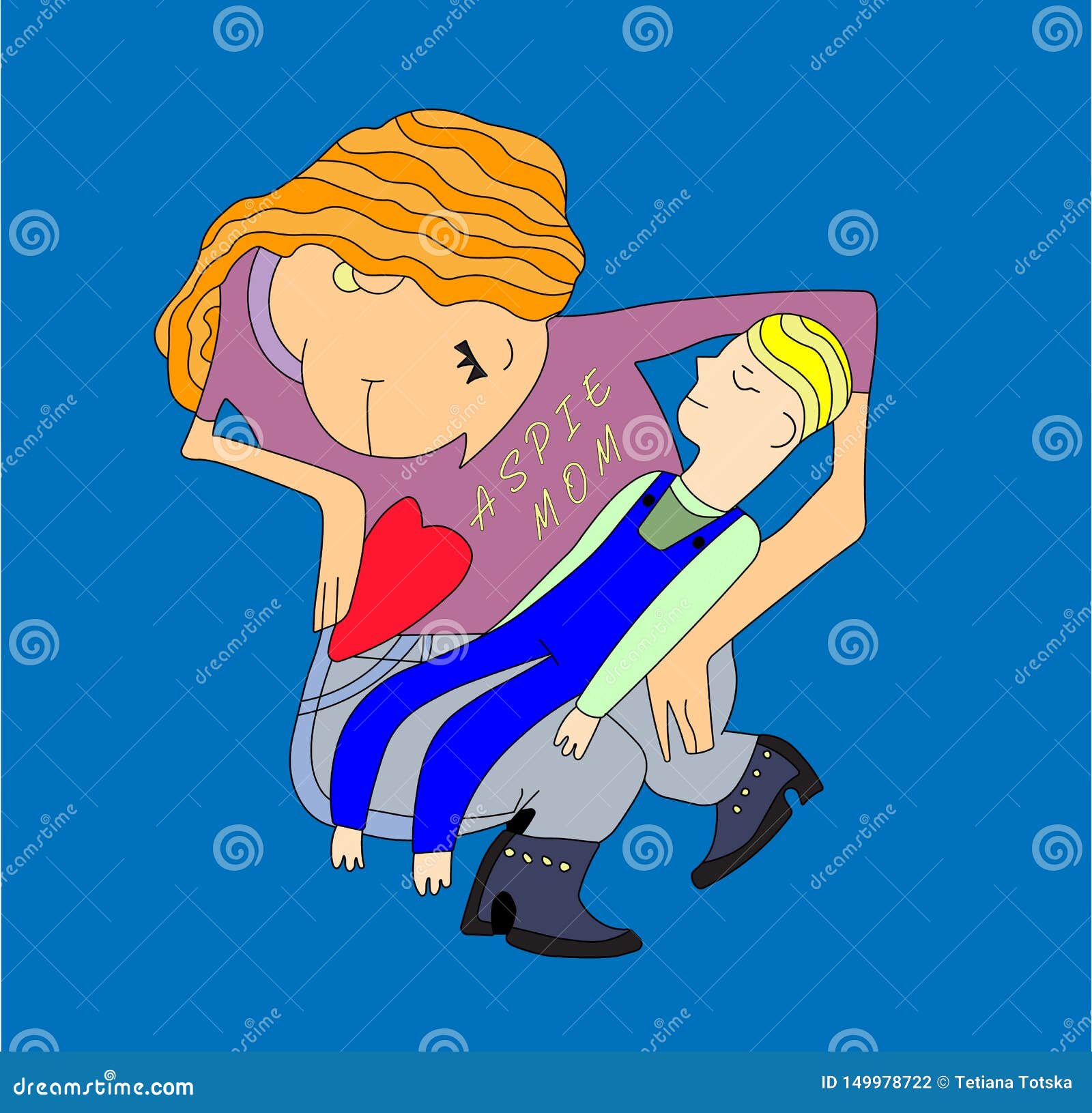 Autism. Early Signs Of Autism Syndrome In Children. Vector Illus ...