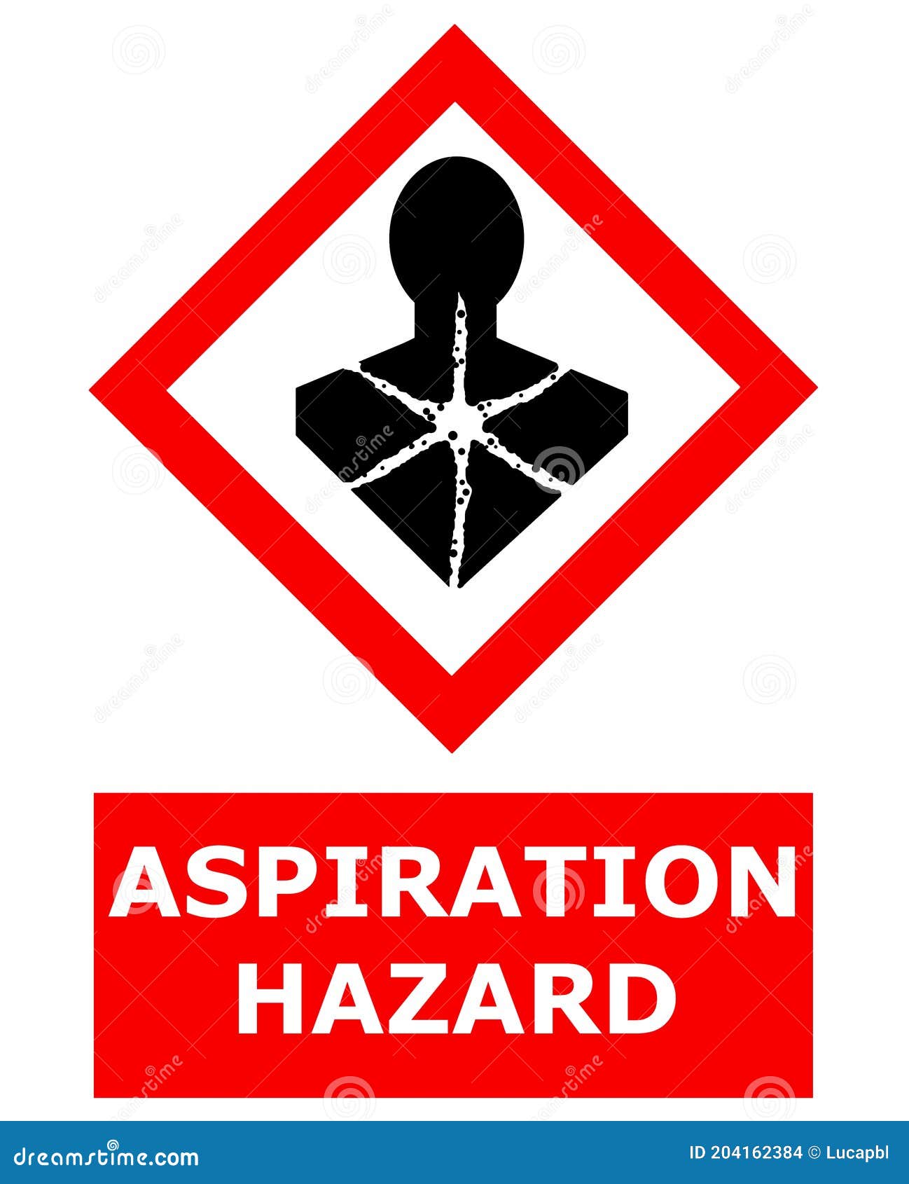 Inhalation Hazard Warning Label Stock Image | CartoonDealer.com #9177745