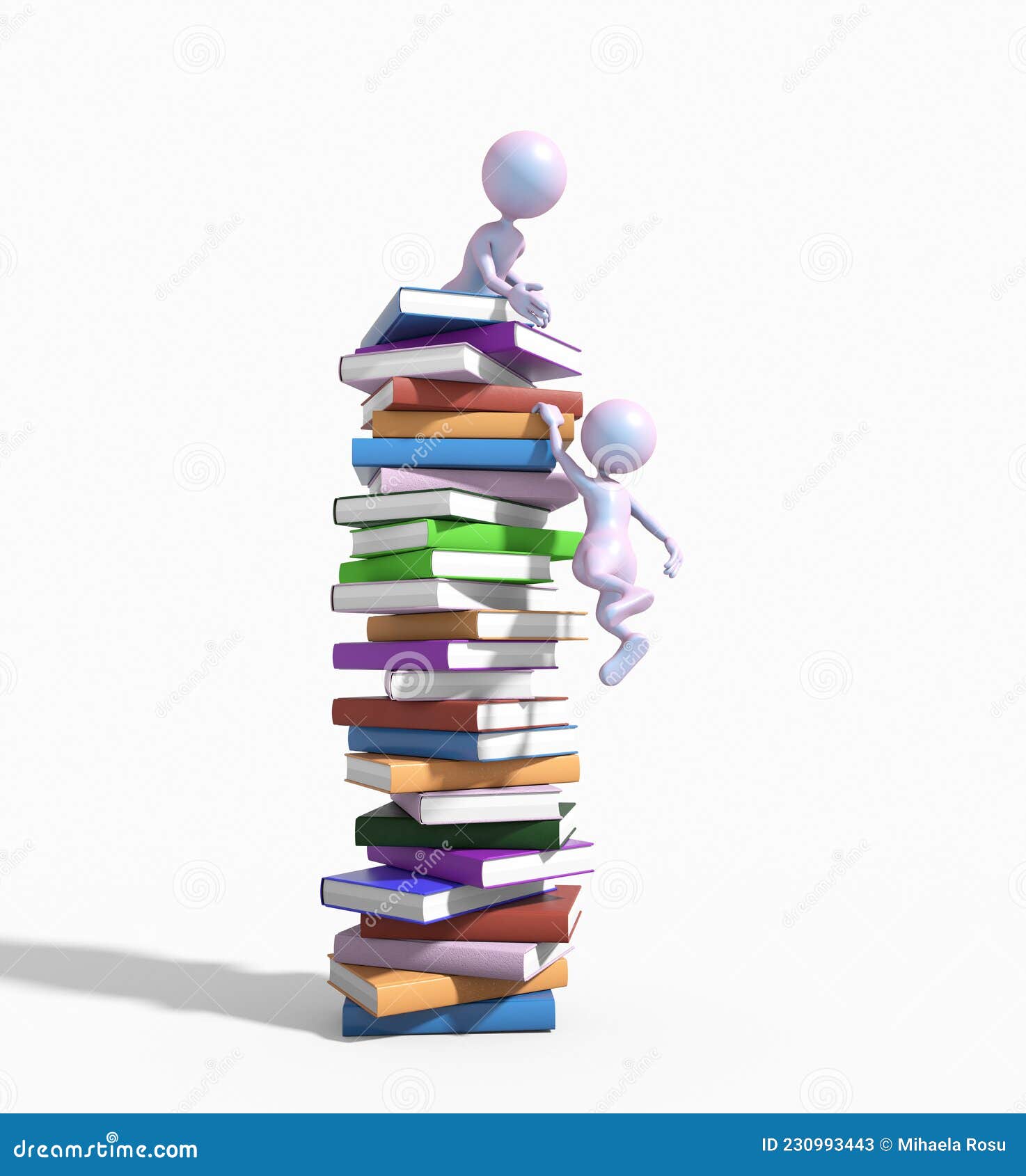 Aspiration To Knowledge! the Concept of Education Stock Illustration ...