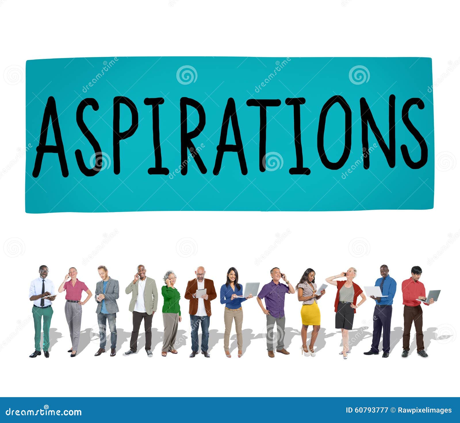 Aspirations Innovation Goal Target Strategy Concept Stock Image - Image ...