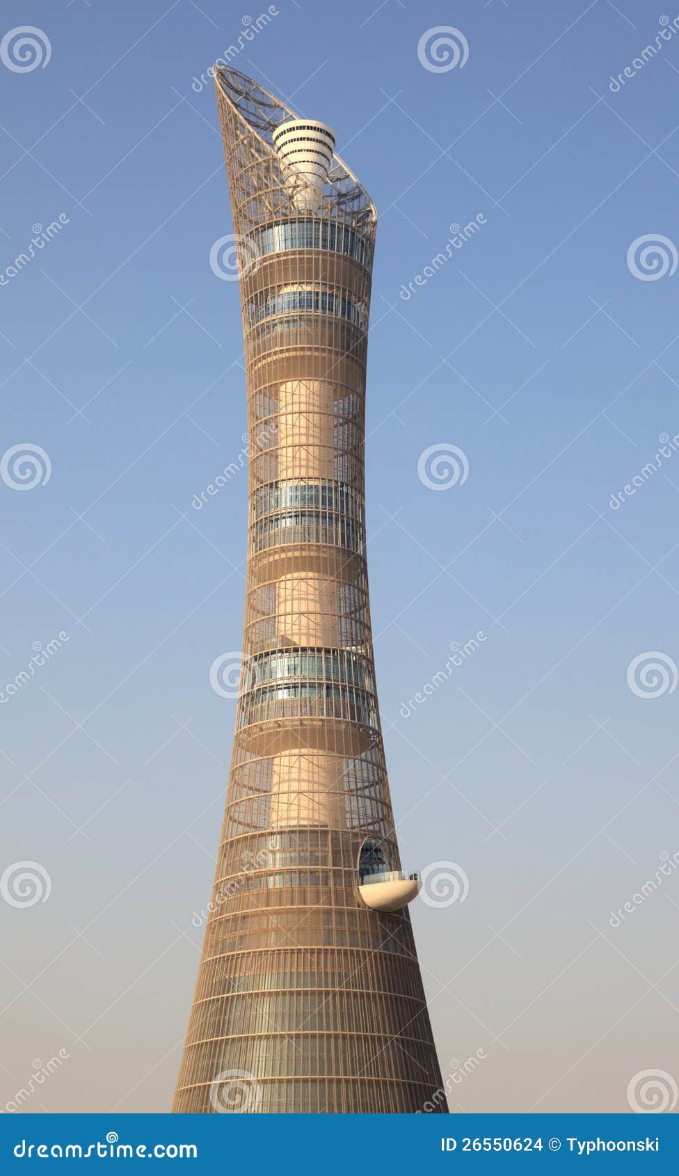 The Aspire Tower in Doha stock photo. Image of arabia - 26550624