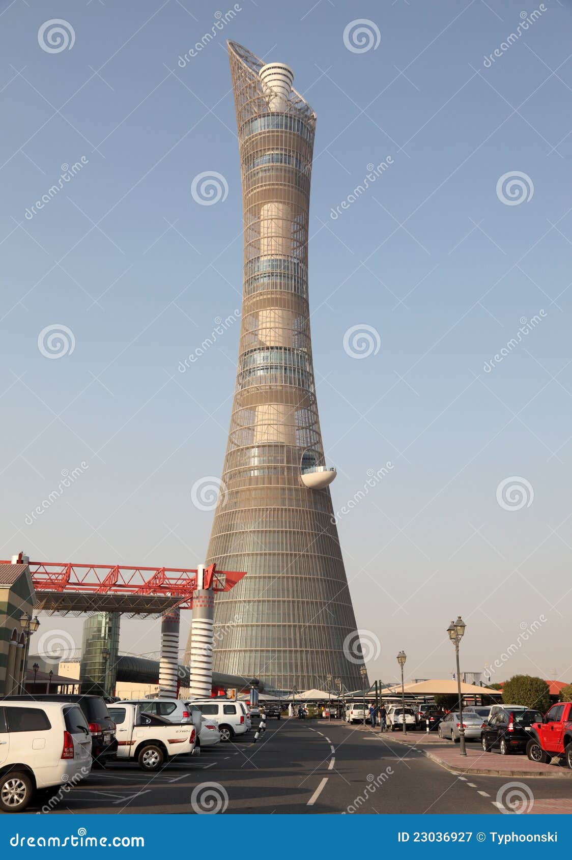 The Aspire Tower in Doha, Qatar Editorial Photography - Image of tower ...