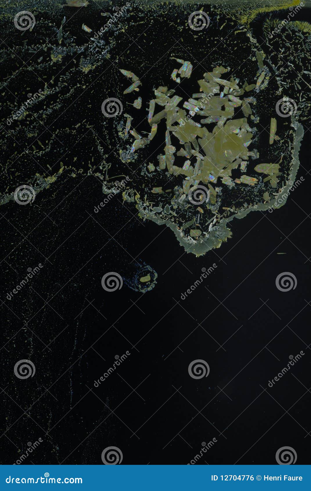 Aspirin Crystals As Seen with a Microcope Stock Photo - Image of ...