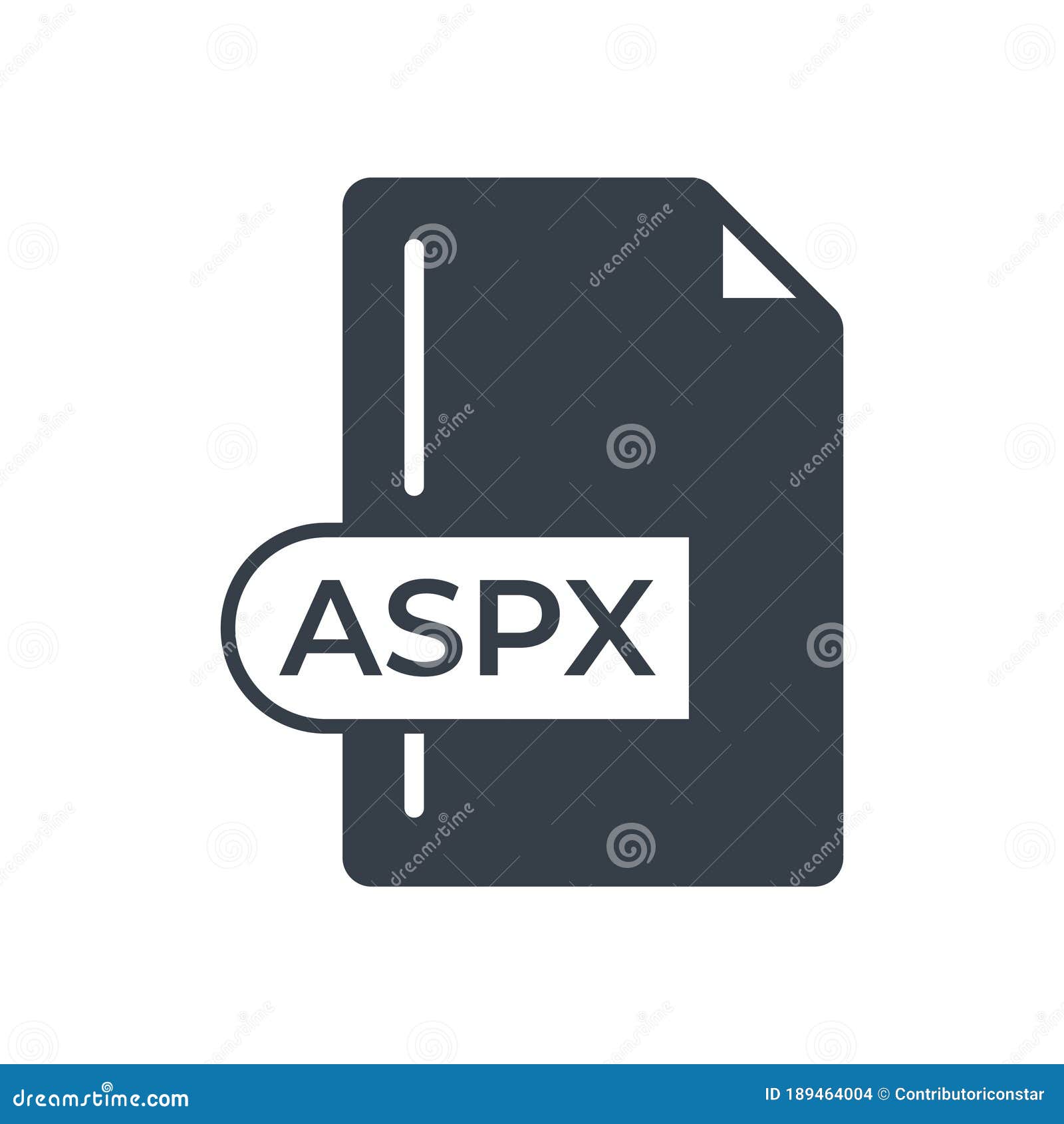 ASPX File Format Icon. ASPX Extension Filled Icon Stock Vector ...