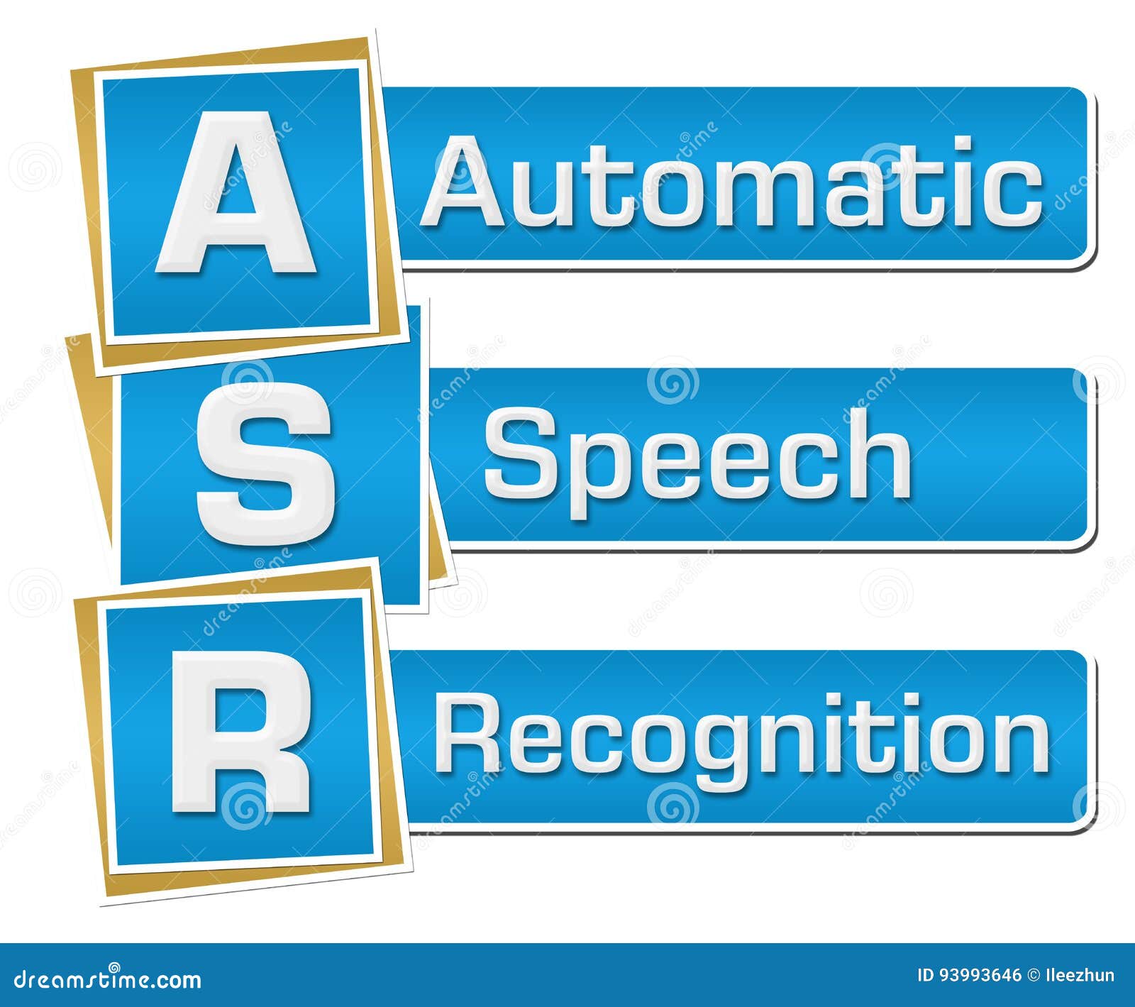 ASR - Automatic Speech Recognition Colorful Triangle Horizontal Royalty ...