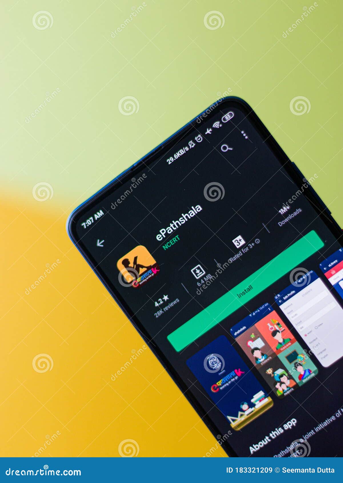 Assam, India - April 20, 2020 : EPathshala, a Online Learning App by ...