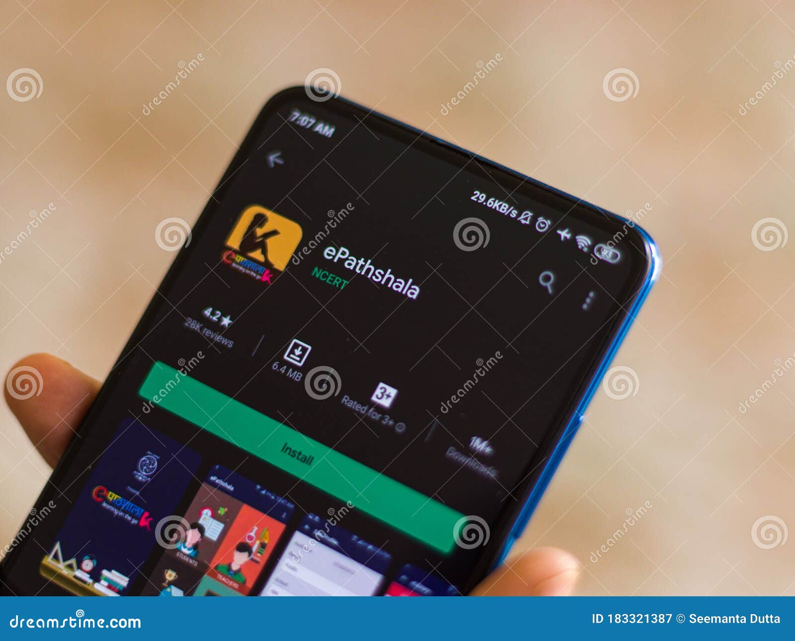 Assam, India - April 20, 2020 : EPathshala, a Online Learning App by ...