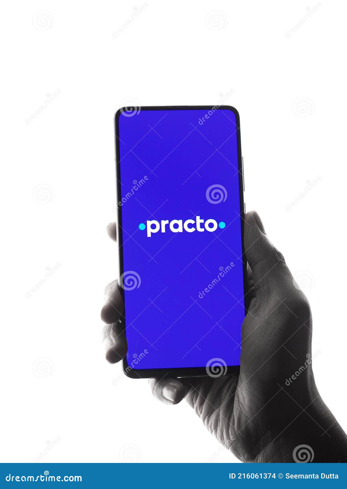 Assam, India - April 10, 2021 : Practo Logo on Phone Screen Stock Image ...
