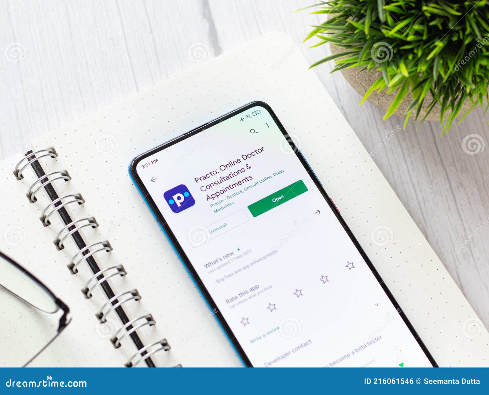 Assam, India - April 10, 2021 : Practo Logo on Phone Screen Stock Image ...