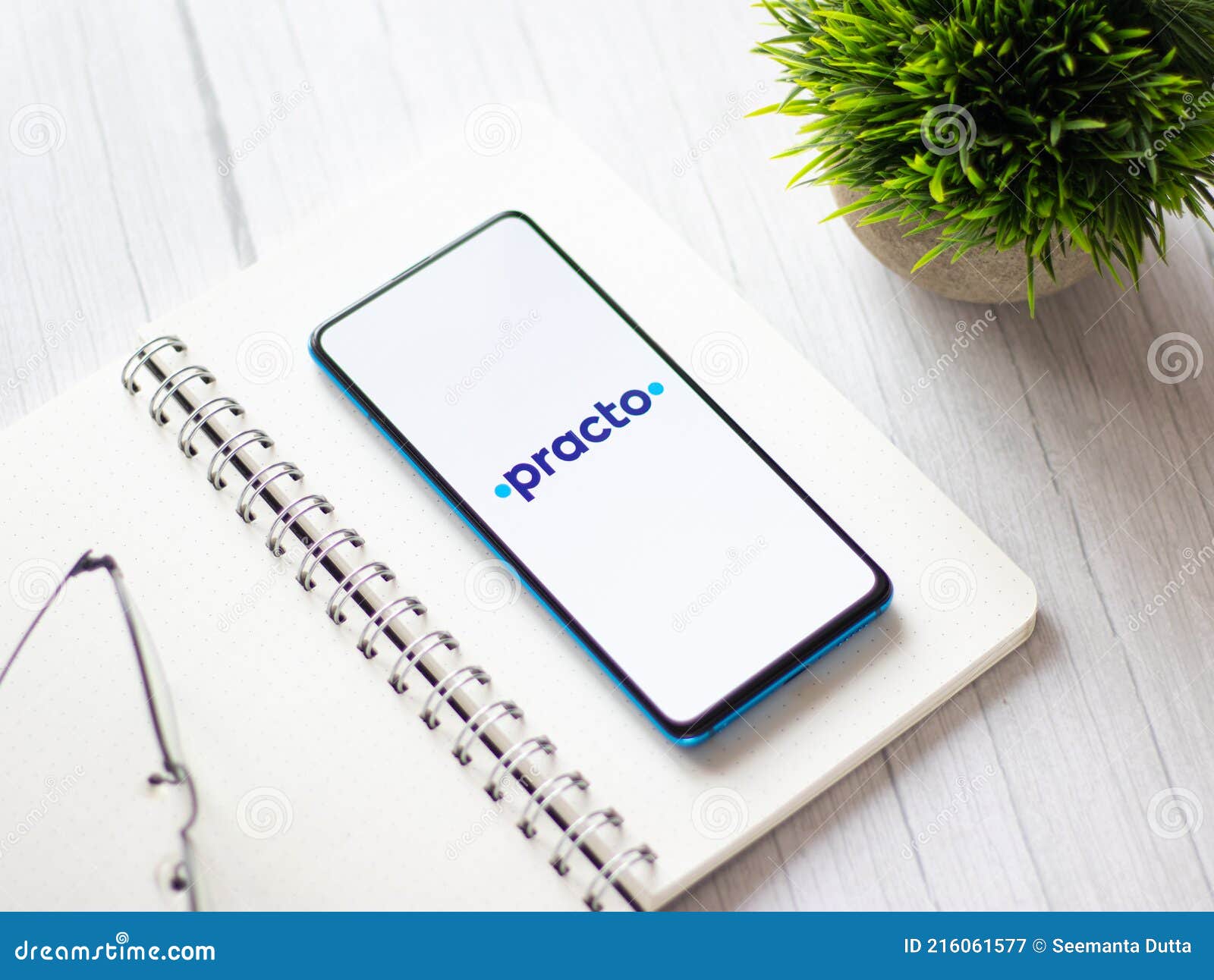 Assam, India - April 10, 2021 : Practo Logo on Phone Screen Stock Image ...