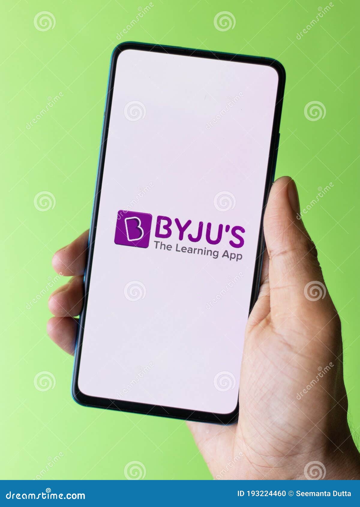Assam, India - August 10, 2020 : Byju S, the Learning App Logo on Phone ...