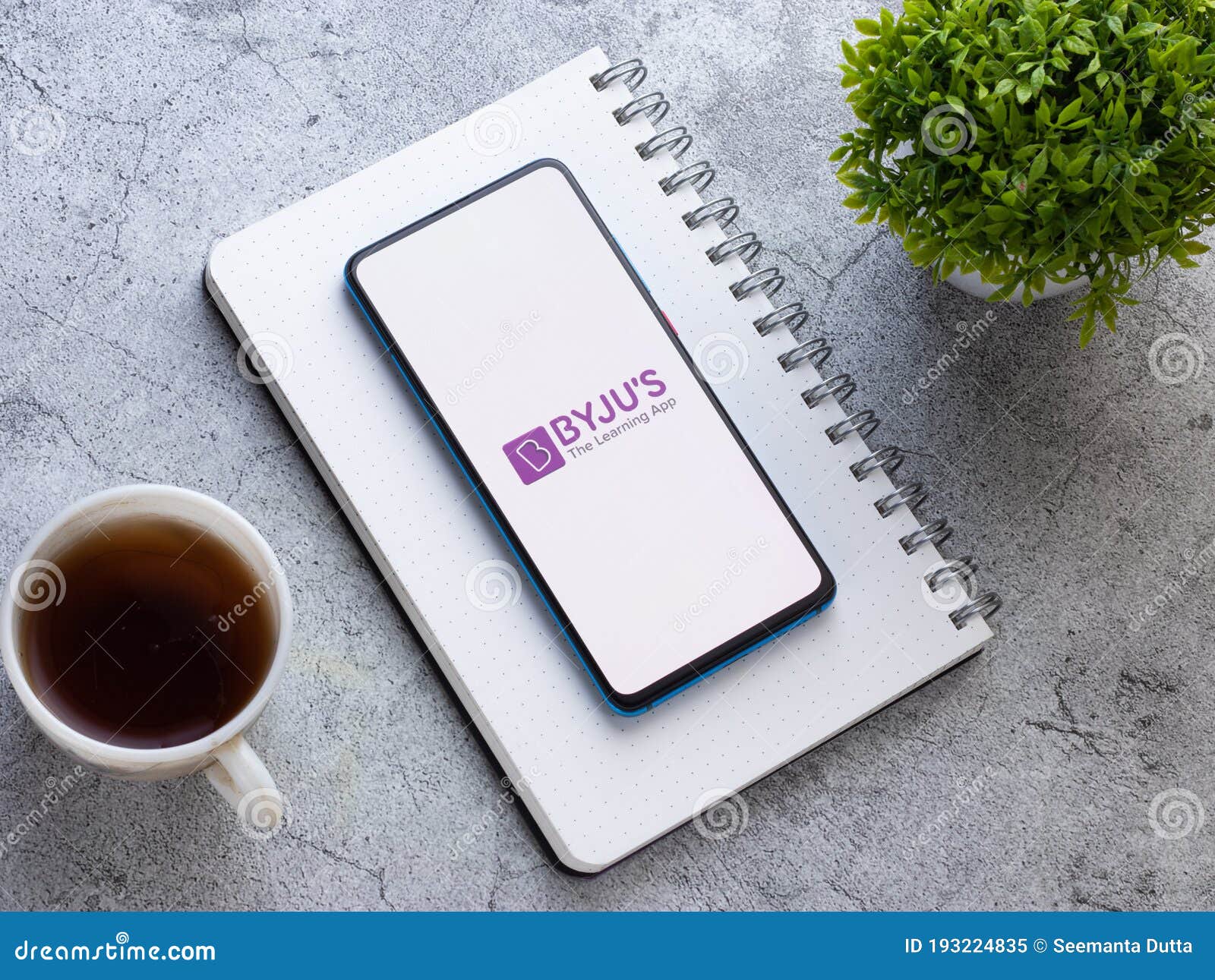 Assam, India - August 10, 2020 : Byju S, the Learning App Logo on Phone ...