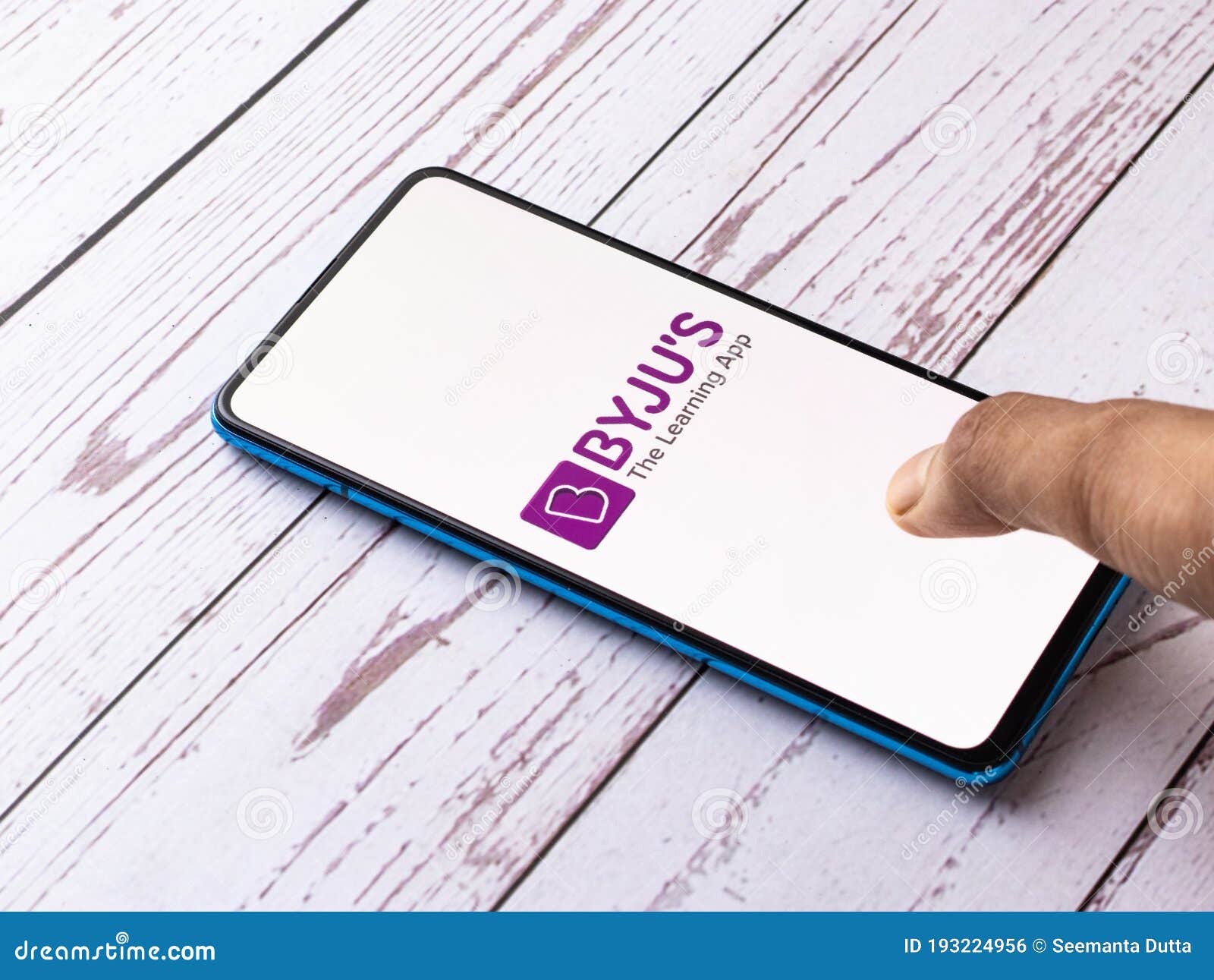 Assam, India - August 10, 2020 : Byju S, the Learning App Logo on Phone ...