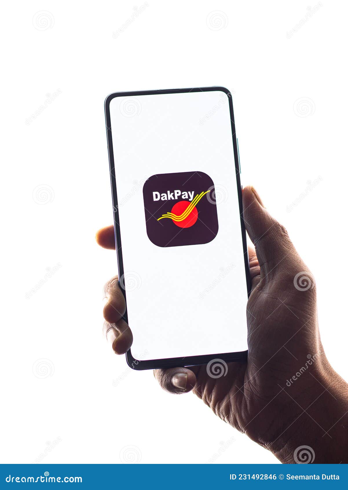 Assam, India - August 6, 2021 : DakPay Logo on Phone Screen Stock Image ...