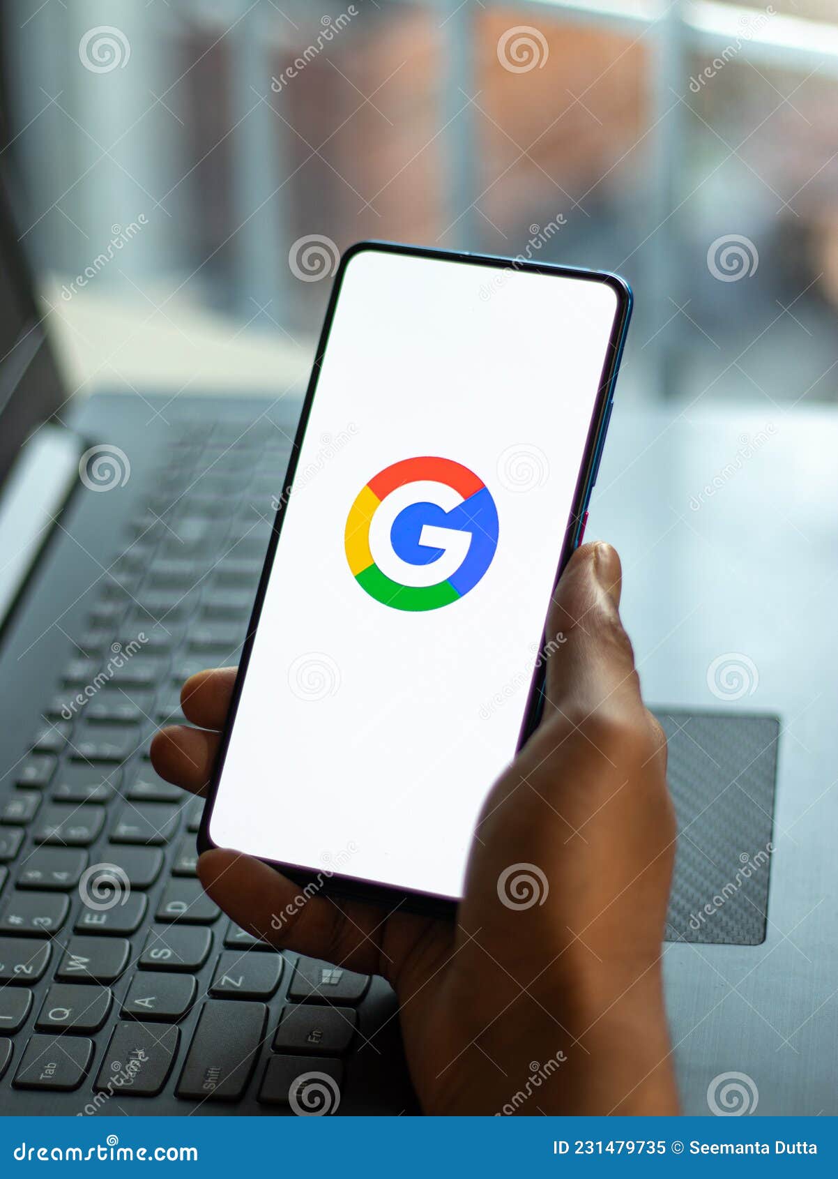 Assam, India - August 6, 2021 : Google Go Logo on Phone Screen Stock ...