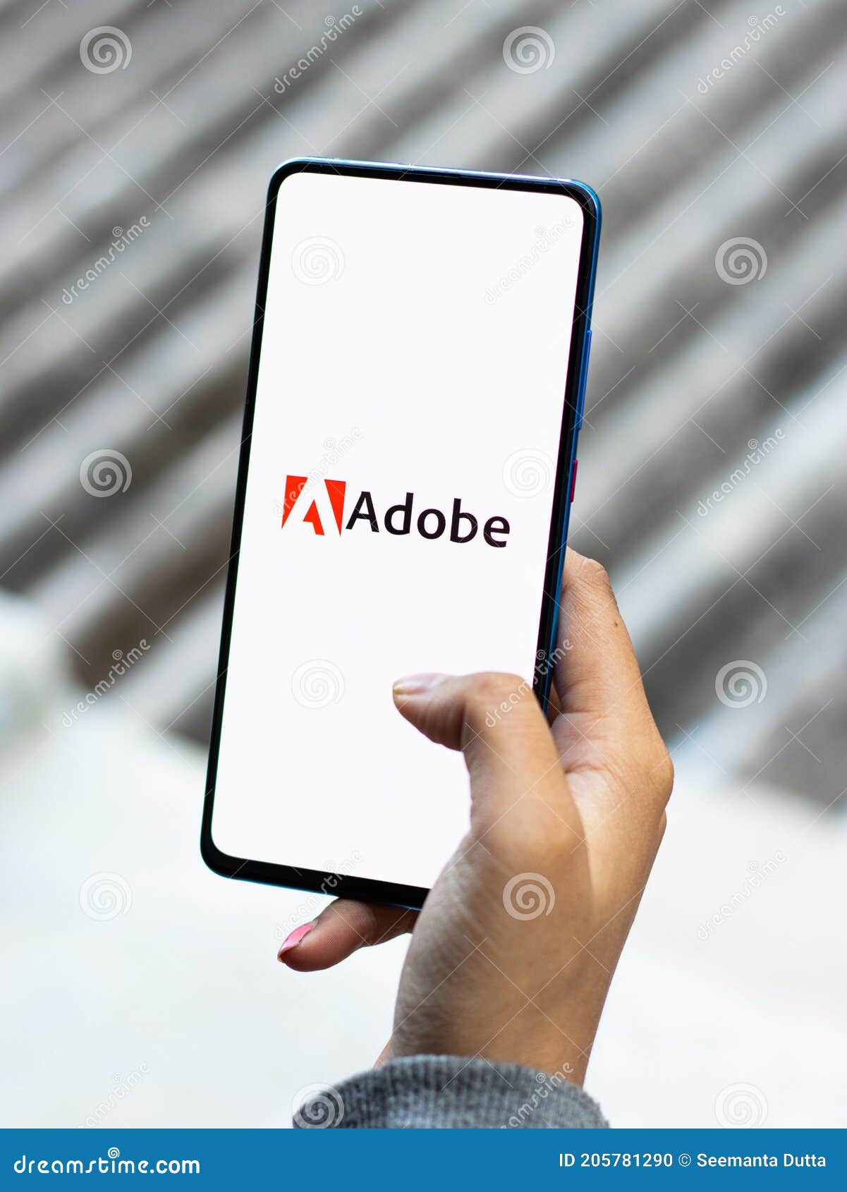 Assam, India - December 20, 2020 : Adobe Logo on Phone Screen Stock ...