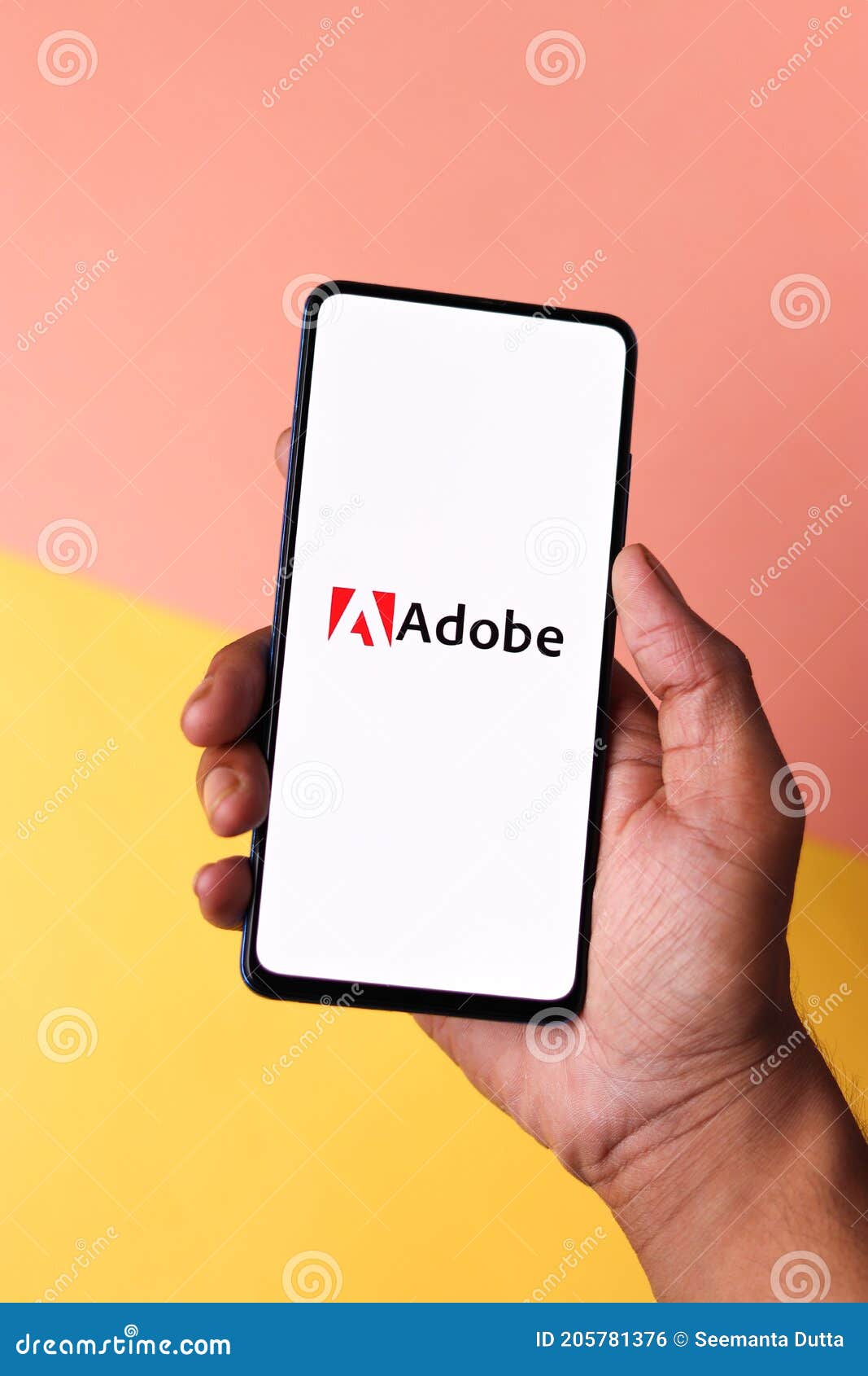 Assam, India - December 20, 2020 : Adobe Logo on Phone Screen Stock ...