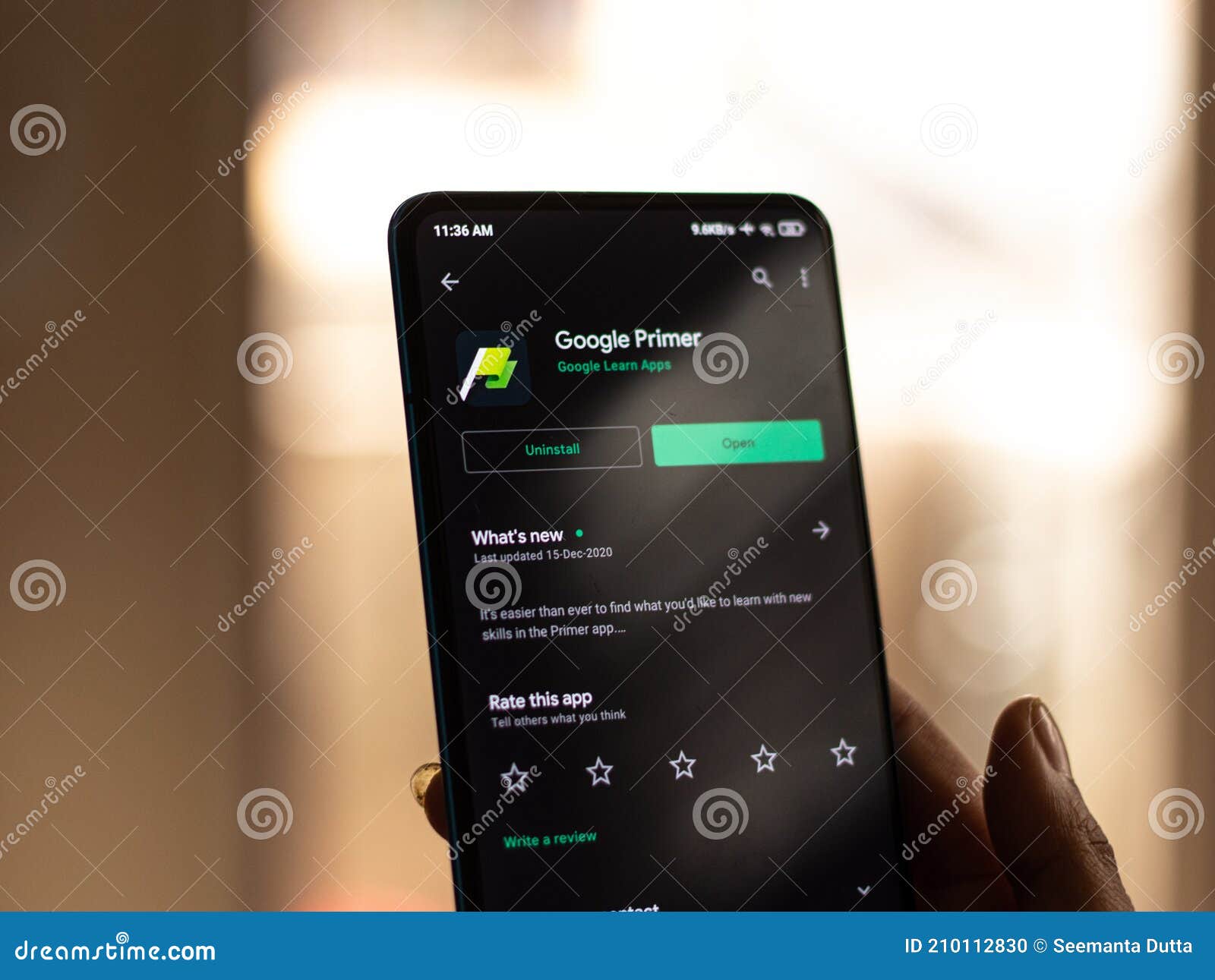 Assam, India - January 31, 2021 : Google Primer Logo on Phone Screen ...