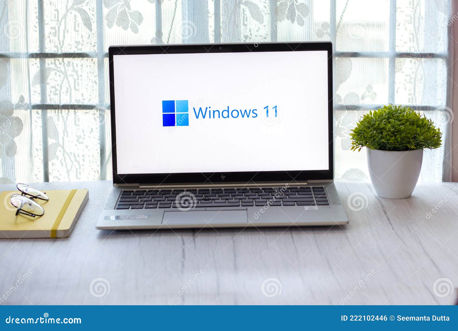 Assam, India - June 17, 2021 : Windows 11 Logo on Laptop Screen Stock ...
