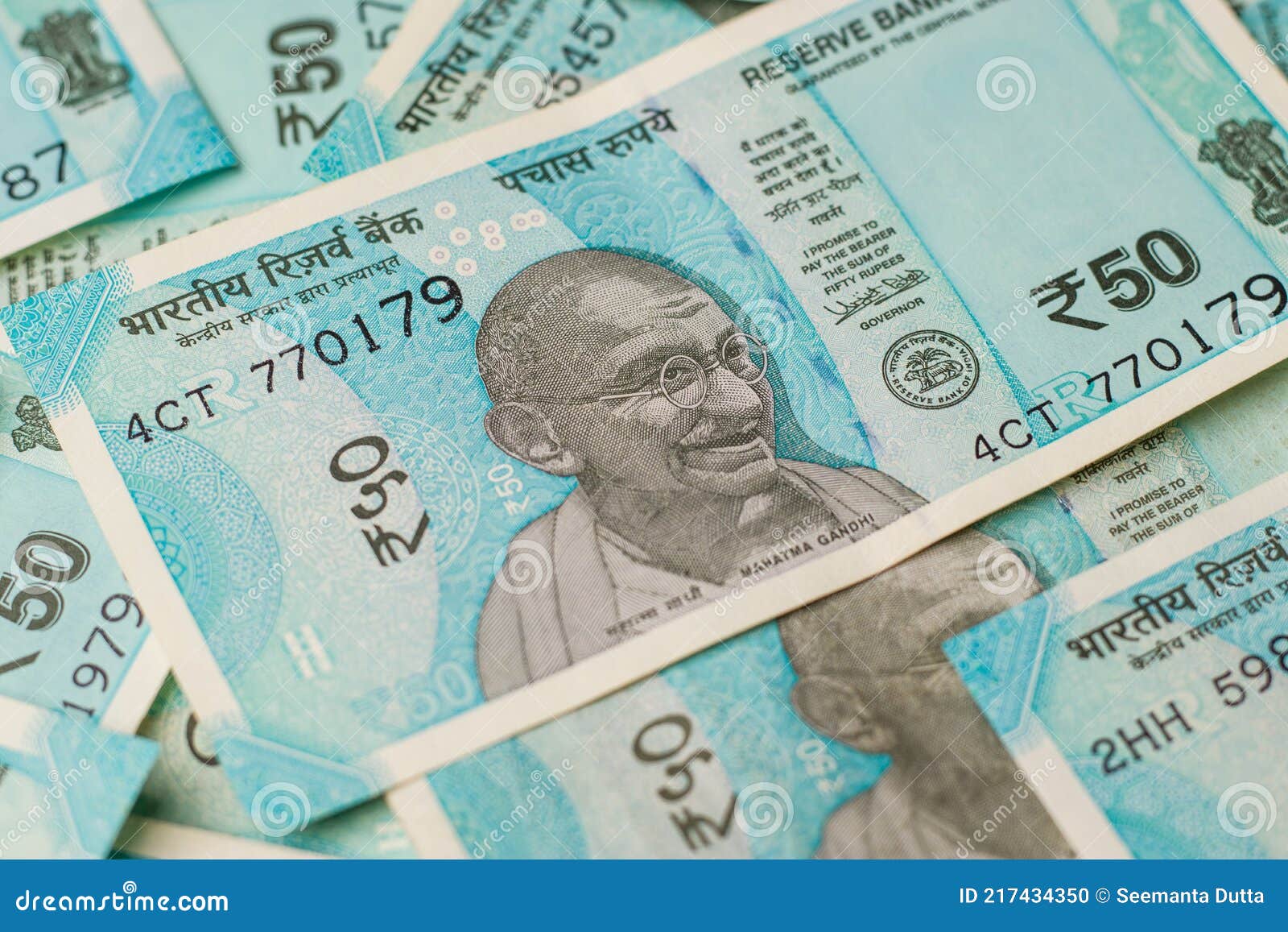 Assam, India - March 30, 2021 : Indian 50 Rupees Note Stock Image ...