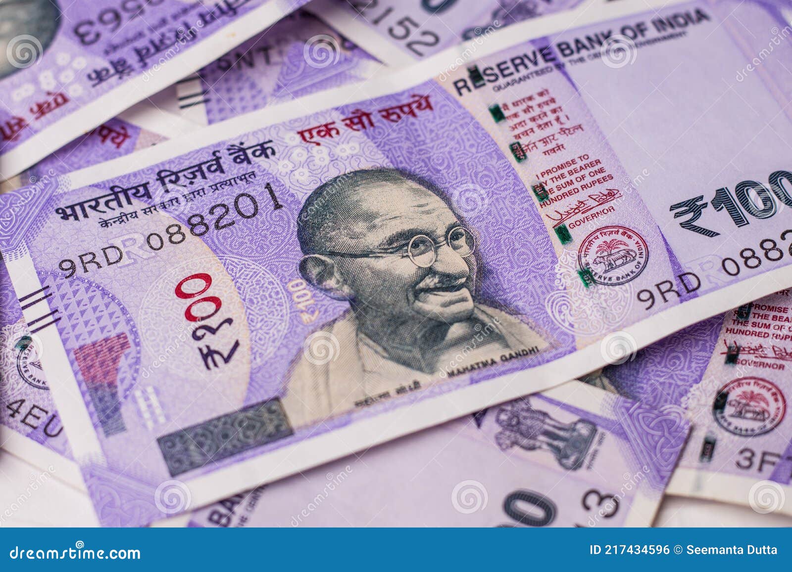 Assam, India - March 30, 2021 : Indian 100 Rupees Note Stock Image ...