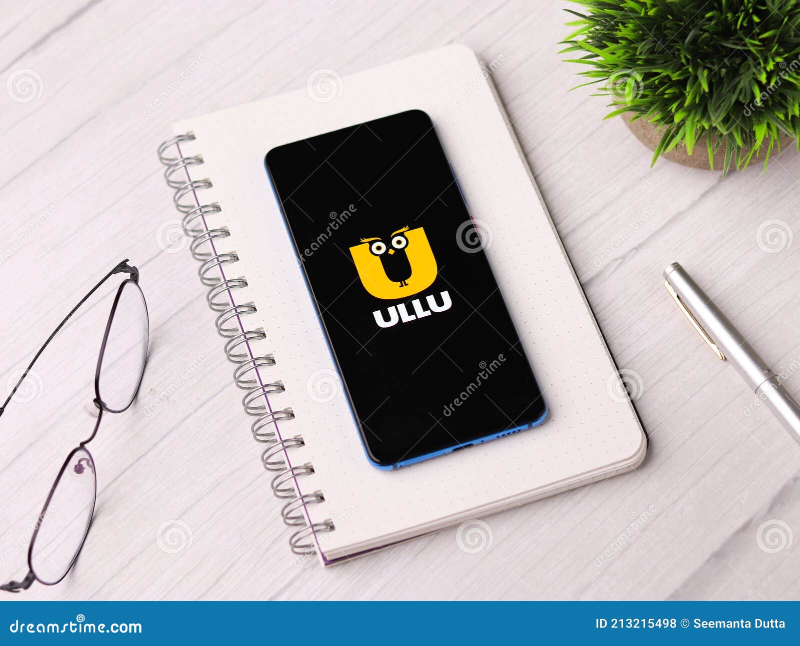 Assam, India - March 10, 2021 : Ullu Logo on Phone Screen Stock Image ...