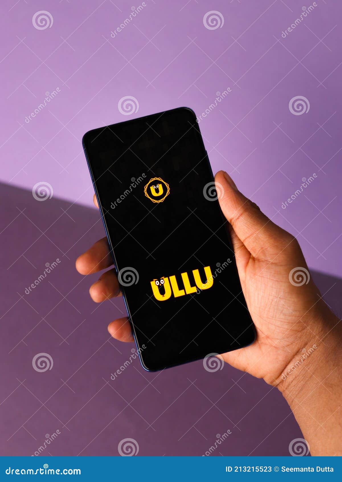 Assam, India - March 10, 2021 : Ullu Logo on Phone Screen Stock Image ...