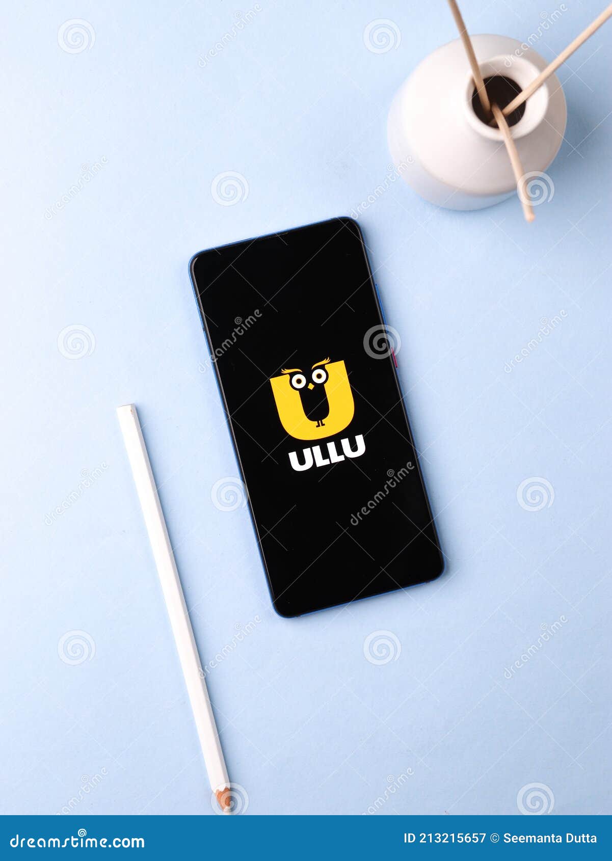 Assam, India - March 10, 2021 : Ullu Logo on Phone Screen Stock Image ...