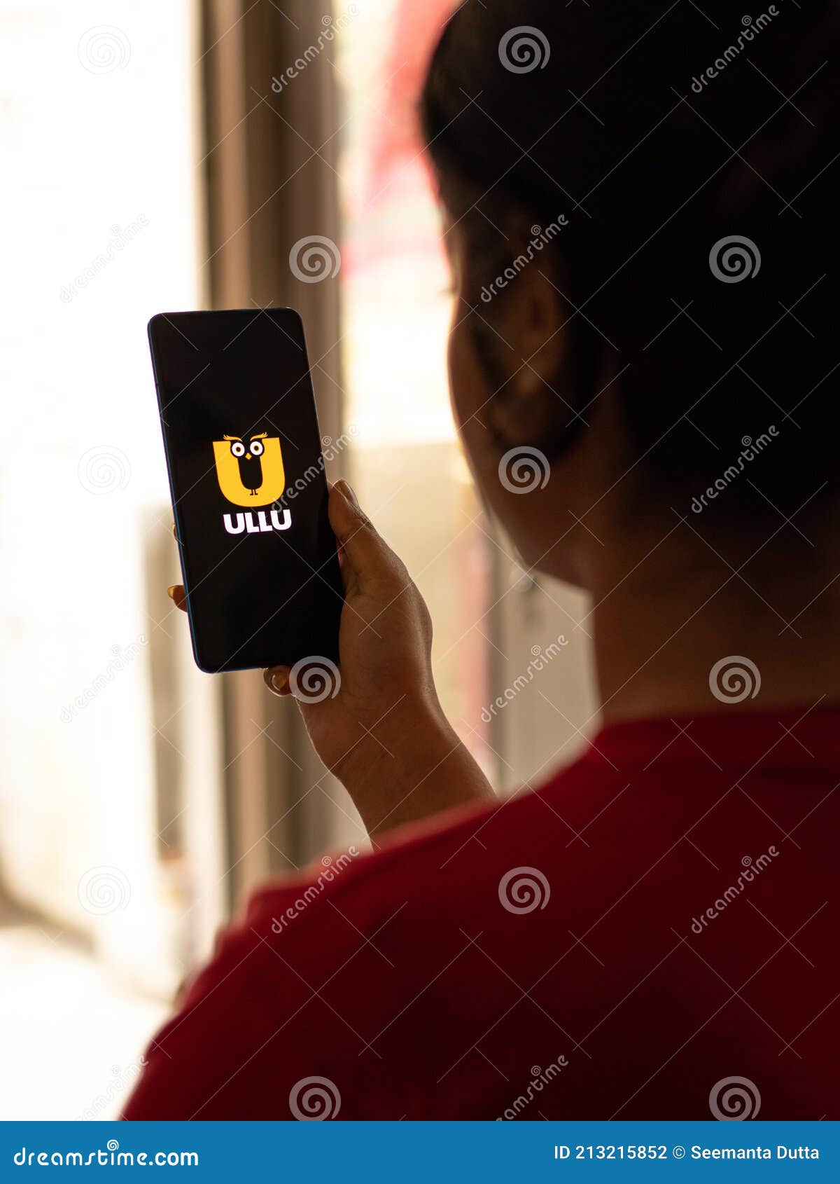 Assam, India - March 10, 2021 : Ullu Logo on Phone Screen Stock Image ...