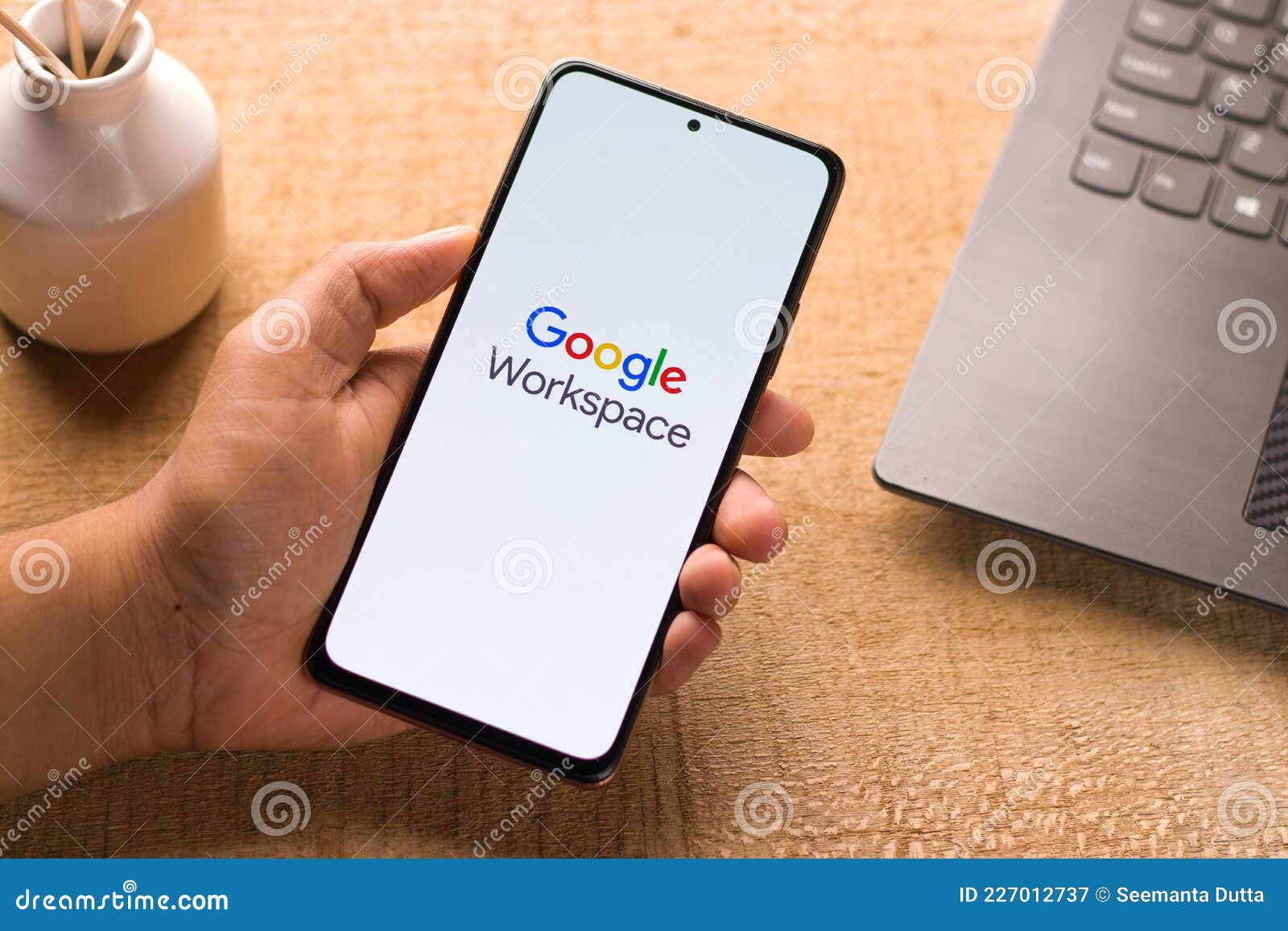 Assam, India - May 29, 2021 : Google Workspace Logo on Phone Screen ...