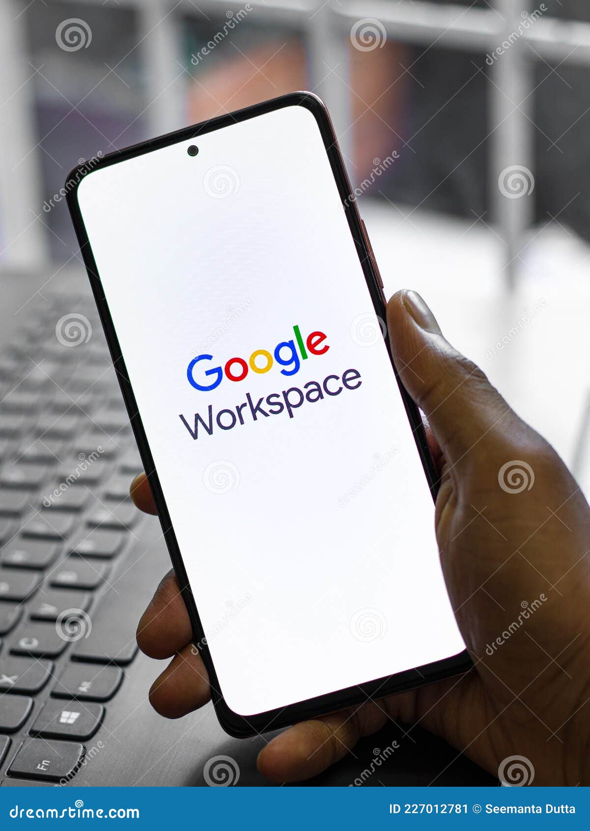 Assam, India - May 29, 2021 : Google Workspace Logo on Phone Screen ...