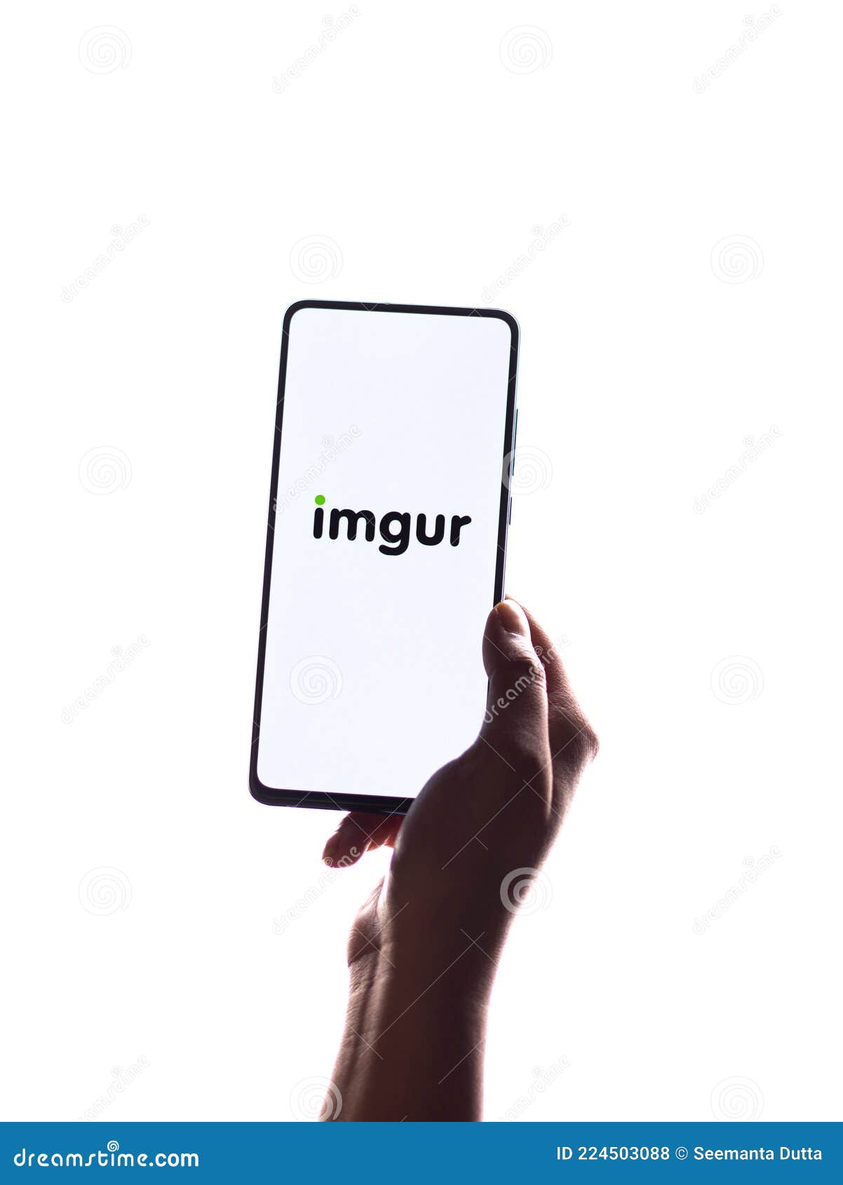 Assam, India - May 18, 2021 : Imgur Logo on Phone Screen Stock Image ...