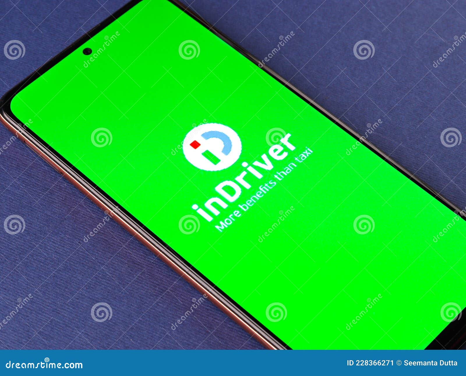 Assam, India - May 29, 2021 : InDriver Logo on Phone Screen Stock Image ...