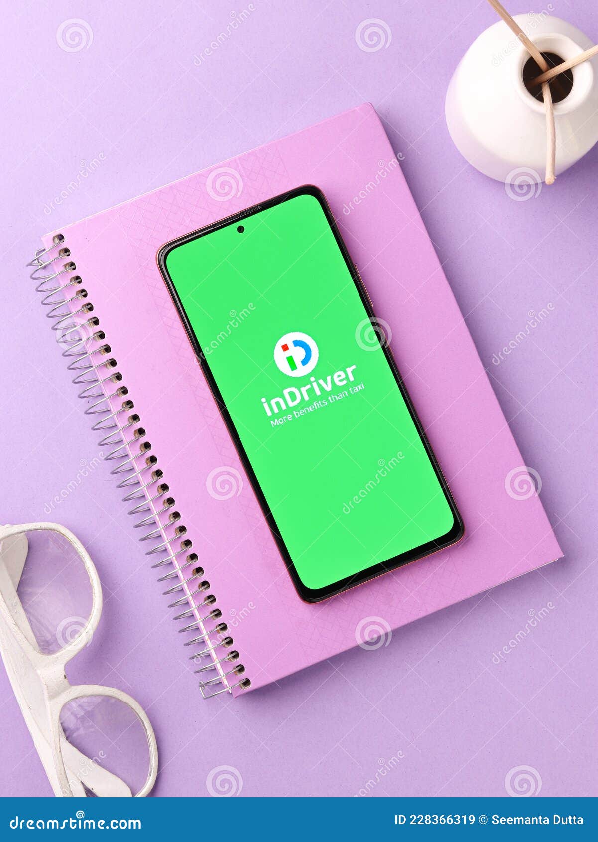 Assam, India - May 29, 2021 : InDriver Logo on Phone Screen Stock Image ...