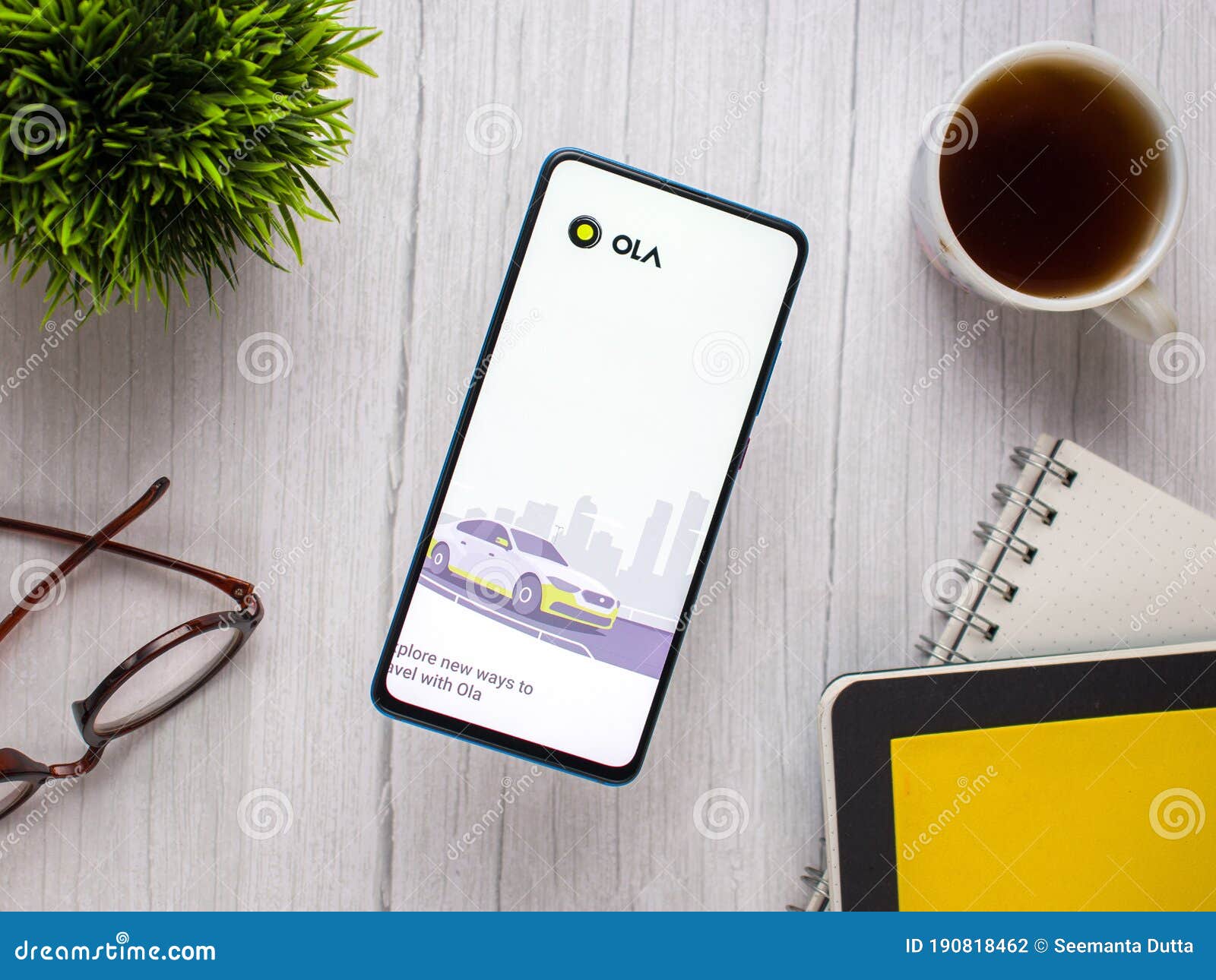 Assam, India - May 23, 2020 : Ola App. a Cab Booking Platform Editorial ...