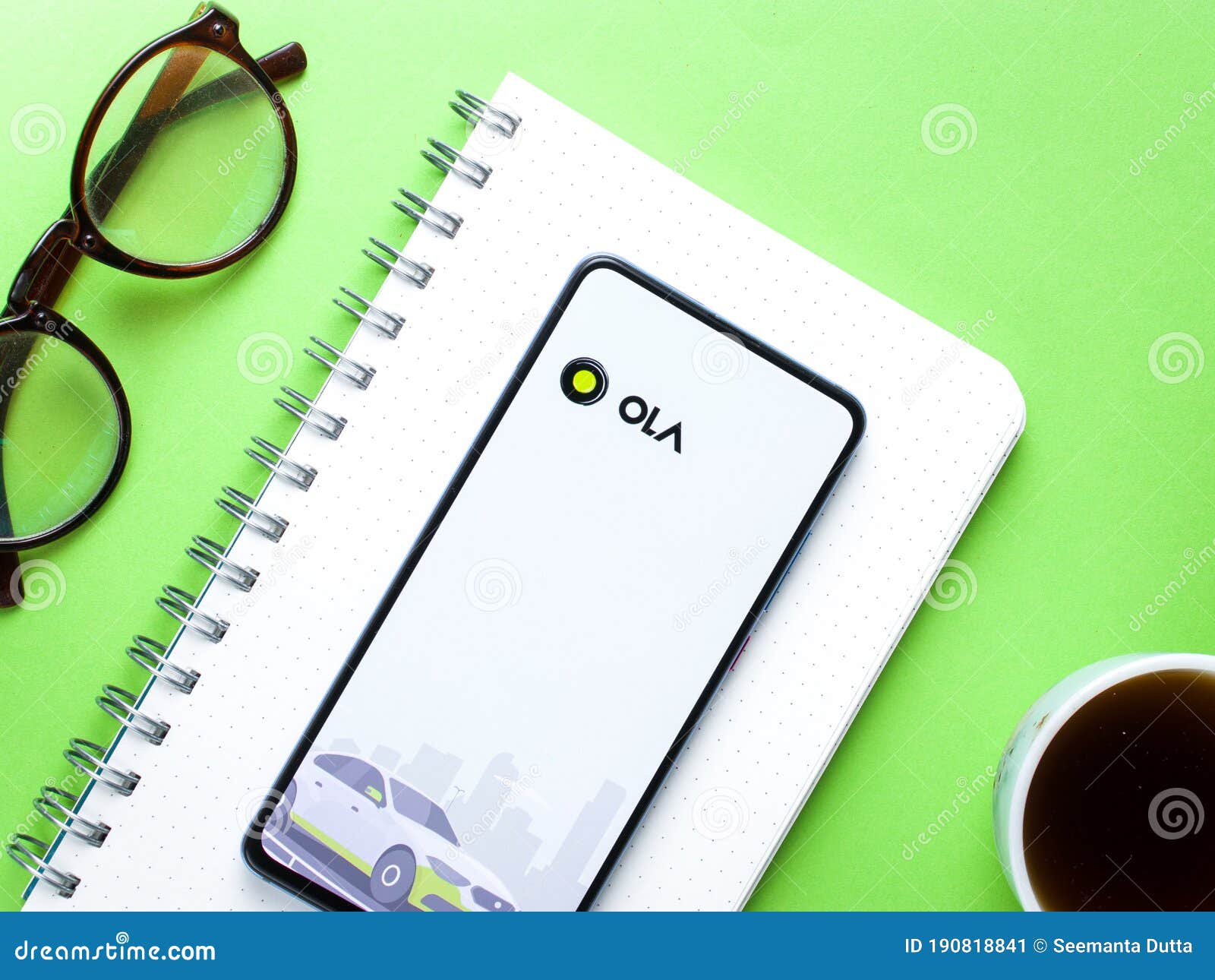 Assam, India - May 23, 2020 : Ola App. a Cab Booking Platform Editorial ...