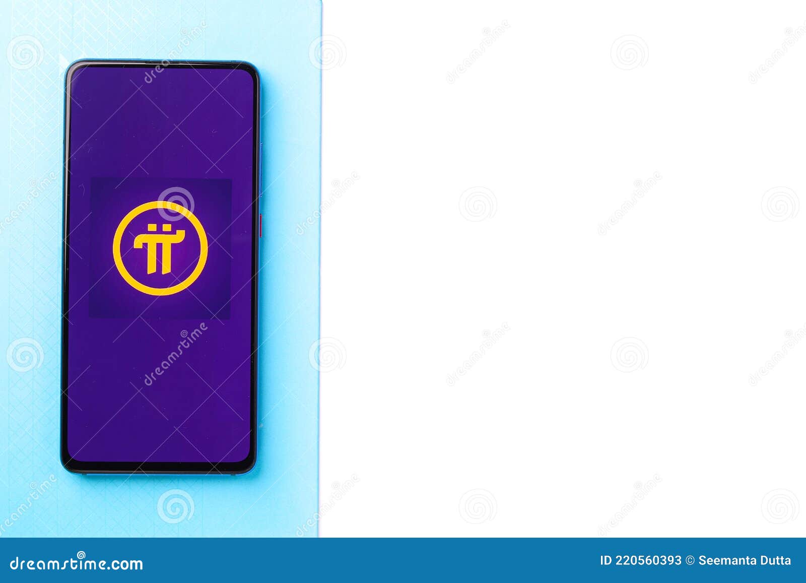 Assam, India - May 04, 2021 : Pi Network on Phone Screen Stock Image ...