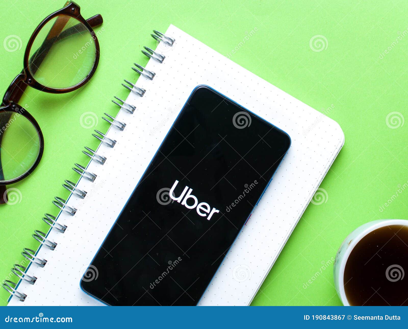 Assam, India - May 23, 2020 : Uber App. a Cab Booking App Worldwide ...