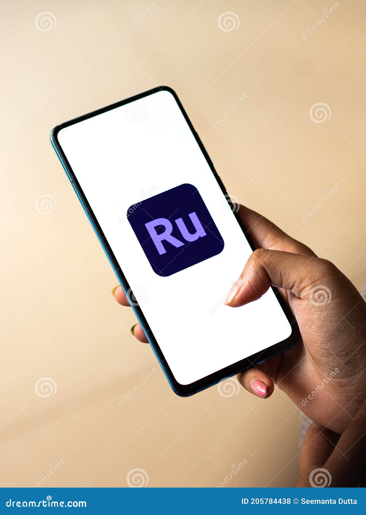 Assam, India - November 29, 2020 : Adobe Rush Logo on Phone Screen ...