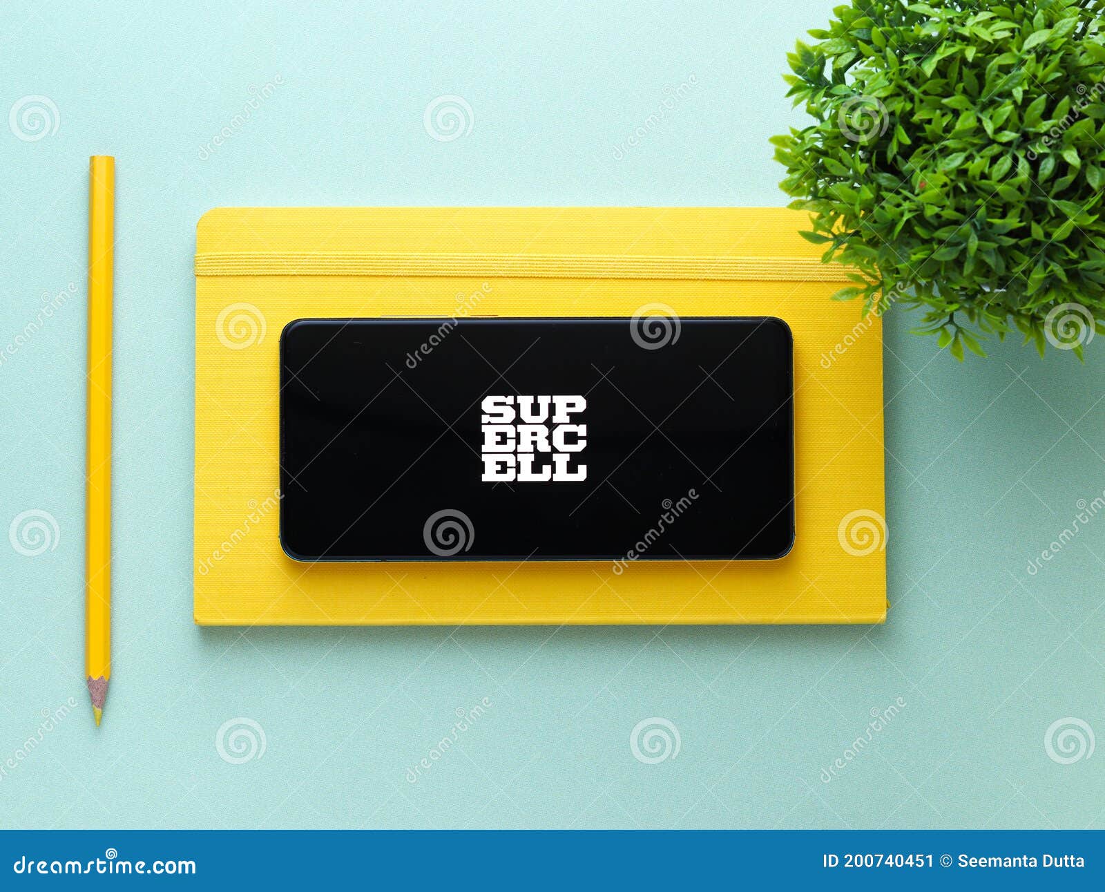 Assam, India - October 11, 2020 : Supercell Logo on Phone Screen Stock ...