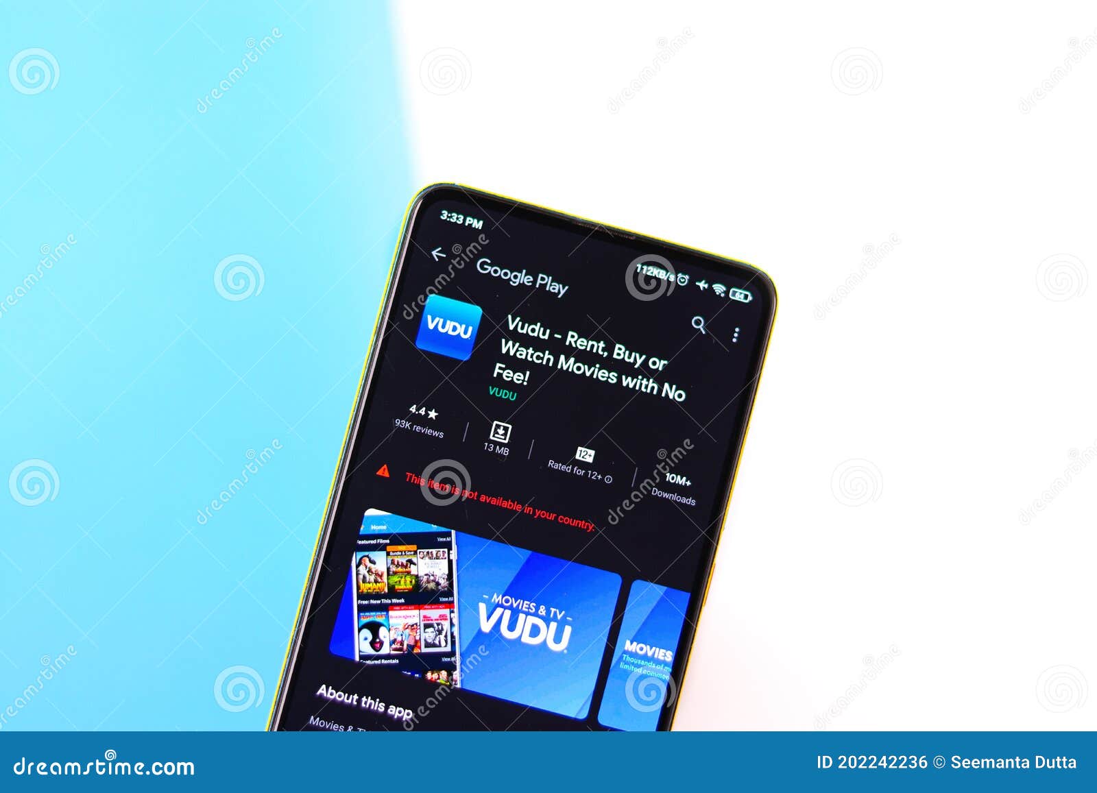 Assam, India - October 29, 2020 : Vudu Logo on Phone Screen Stock Image ...