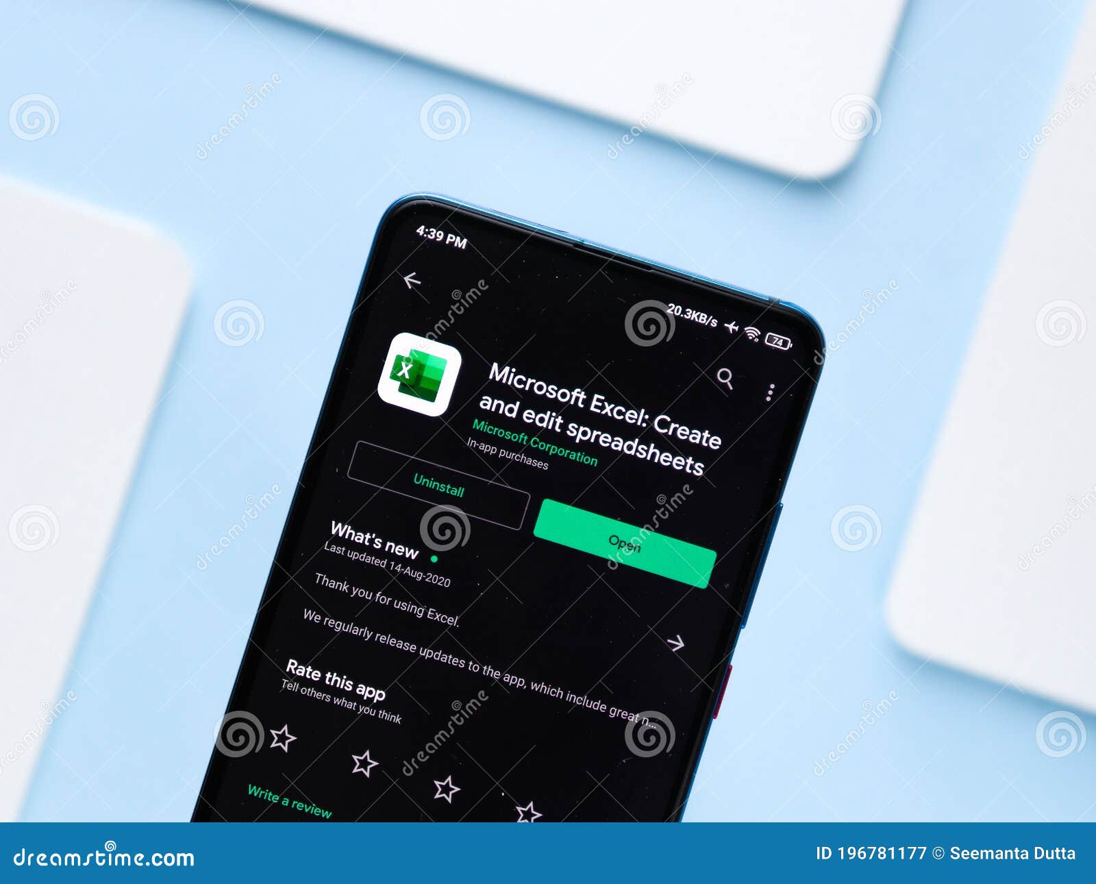 Assam, India - September 6, 2020 : Microsoft Excel Logo on Phone Screen ...