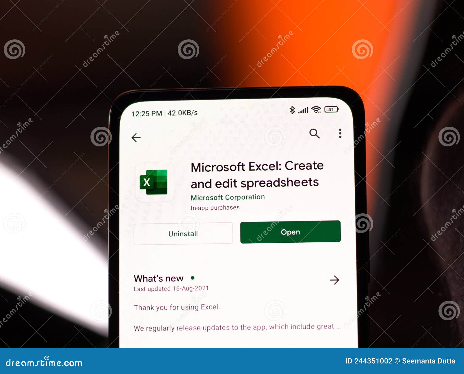Assam, India - September 6, 2020 : Microsoft Excel Logo on Phone Screen ...