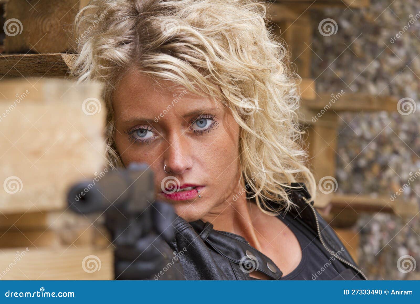 Assassin With A Silencer Handgun Stock Photo - Image: 27333490 Assassin With A Silencer Handgun Stock Photo - Image: 27333490