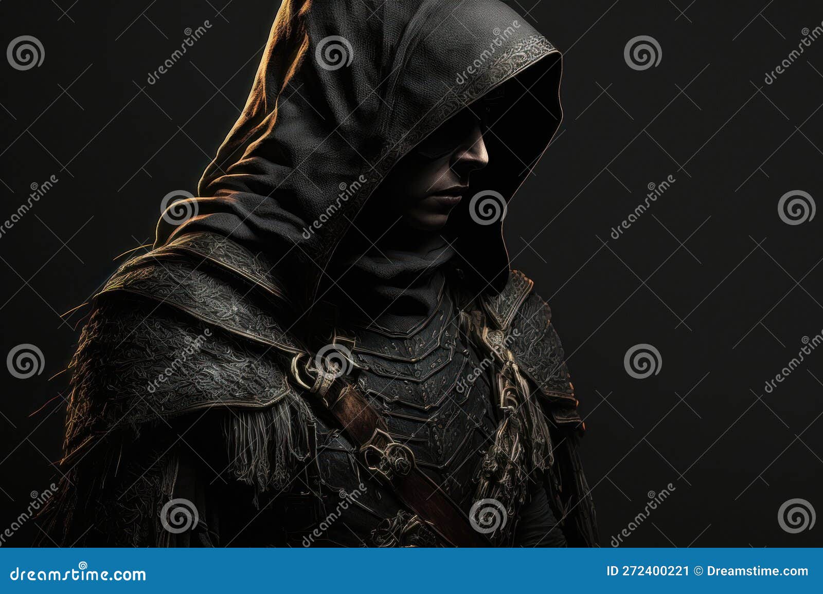 Assassin. Silent and Deadly Executioner. AI Generated Stock ...