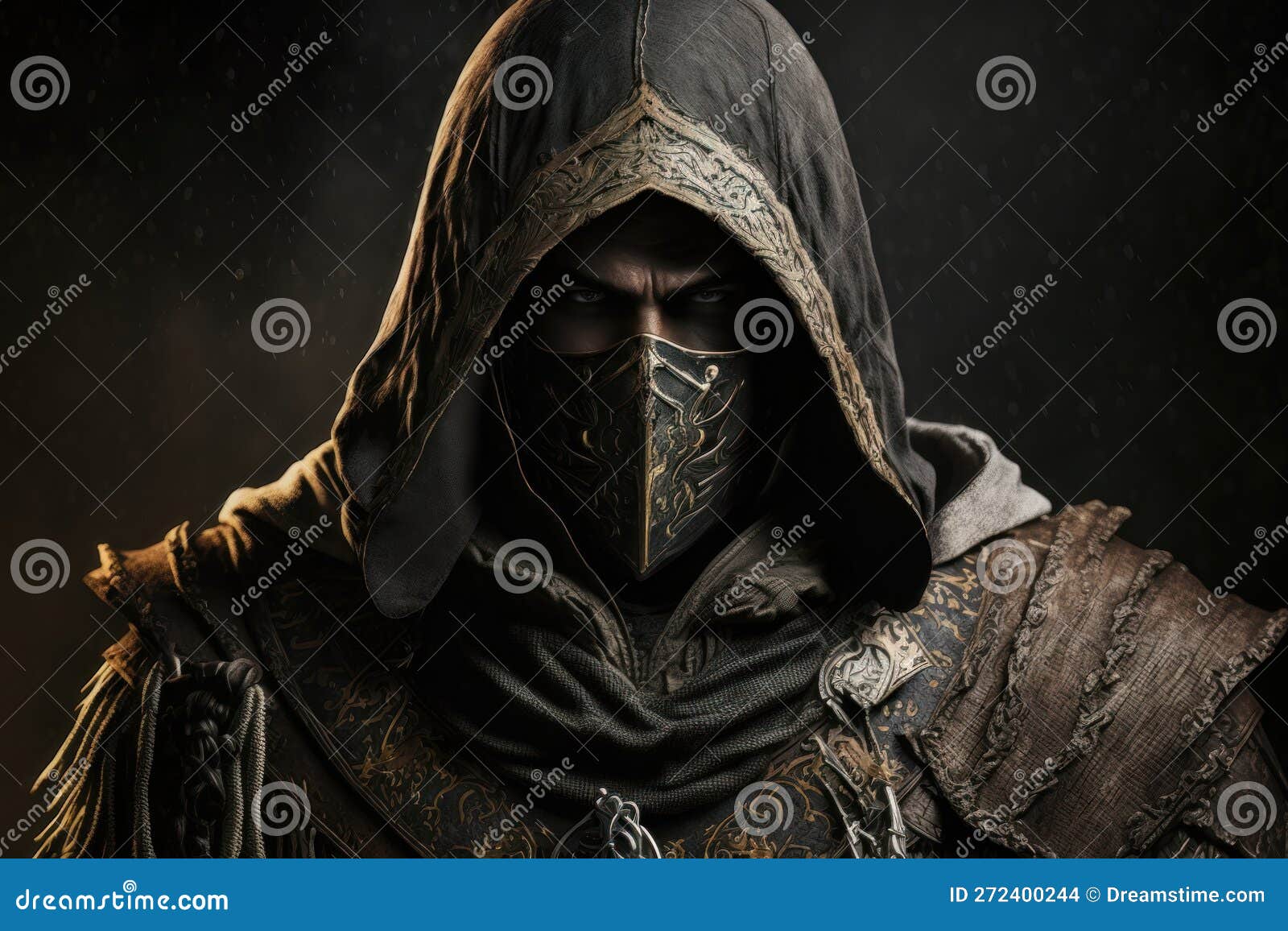 Assassin. Silent and Deadly Executioner. AI Generated Stock ...