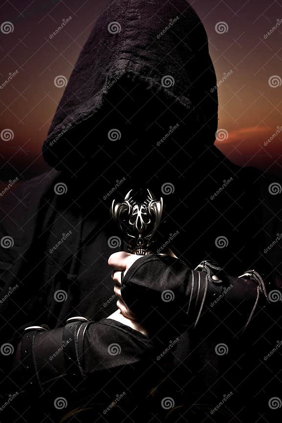 Assassin with sword stock image. Image of ancient, competition - 80259157